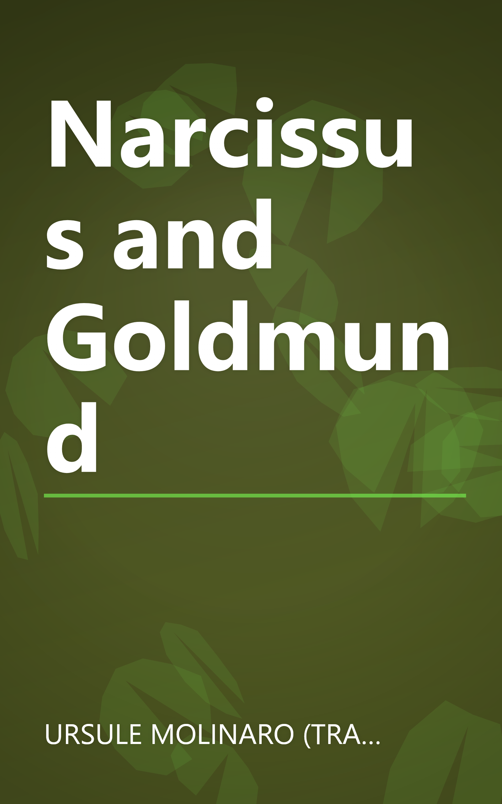Narcissus and Goldmund book cover