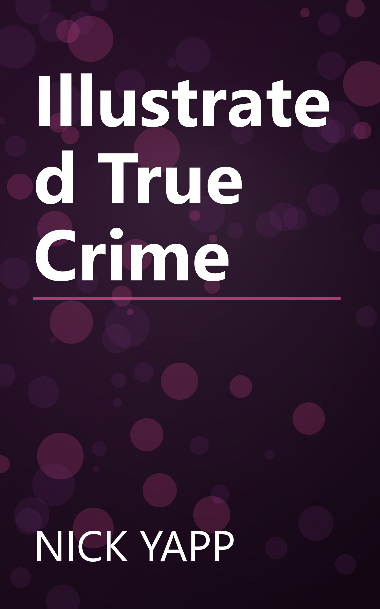 Illustrated True Crime book cover