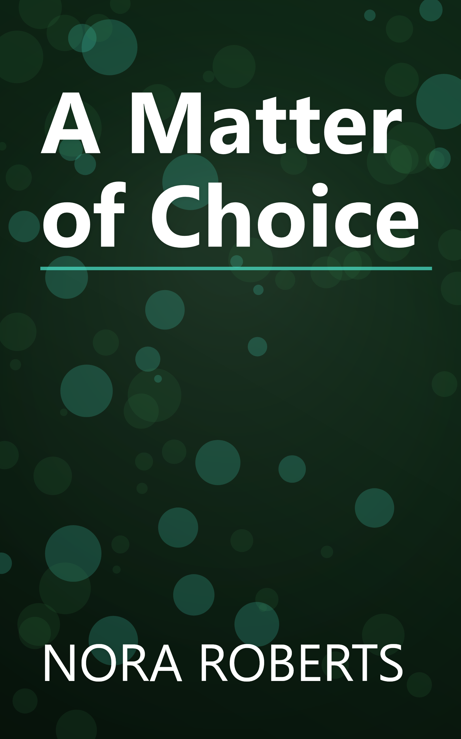 A Matter of Choice book cover