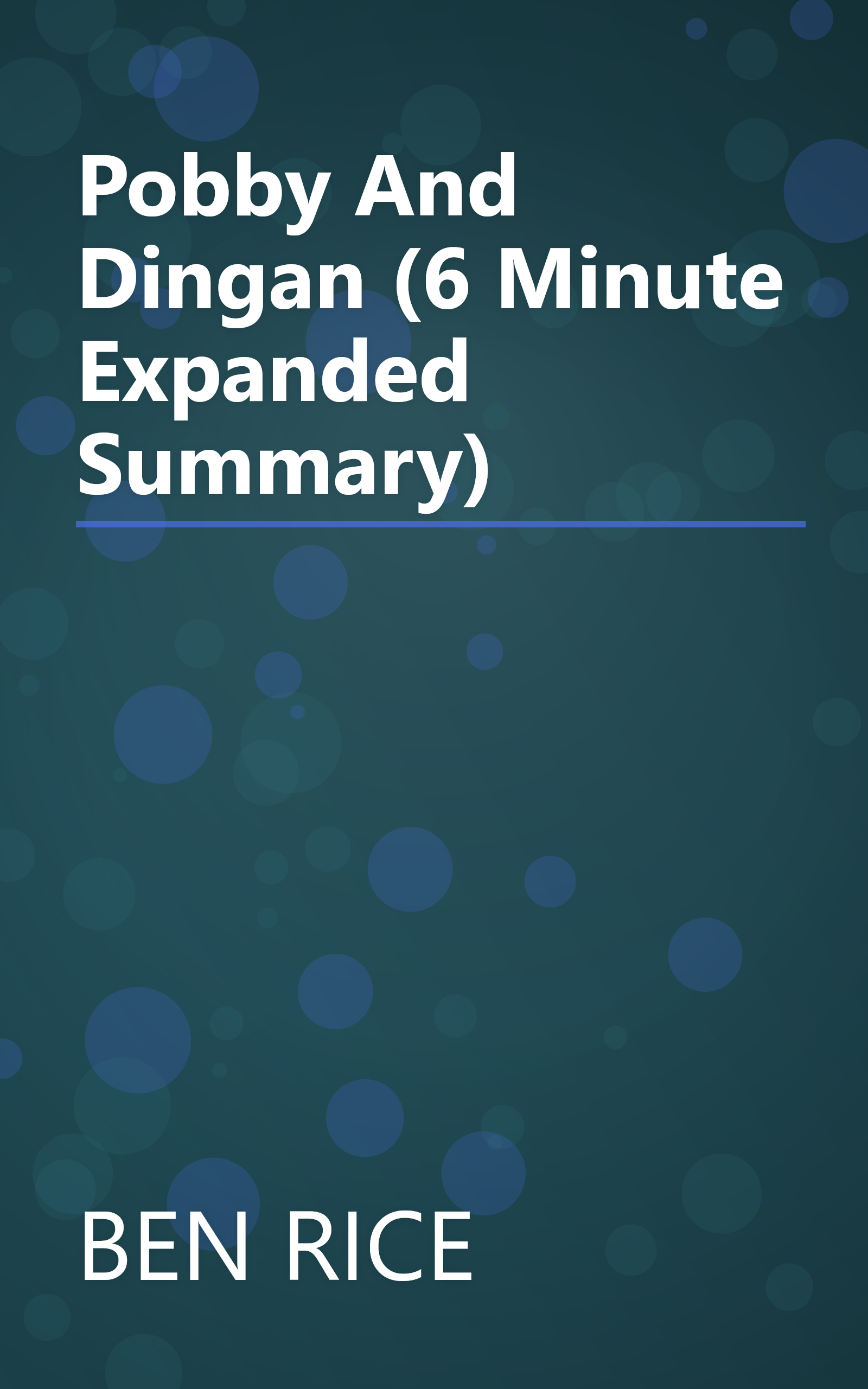 Pobby And Dingan (6 Minute   Expanded Summary) book cover