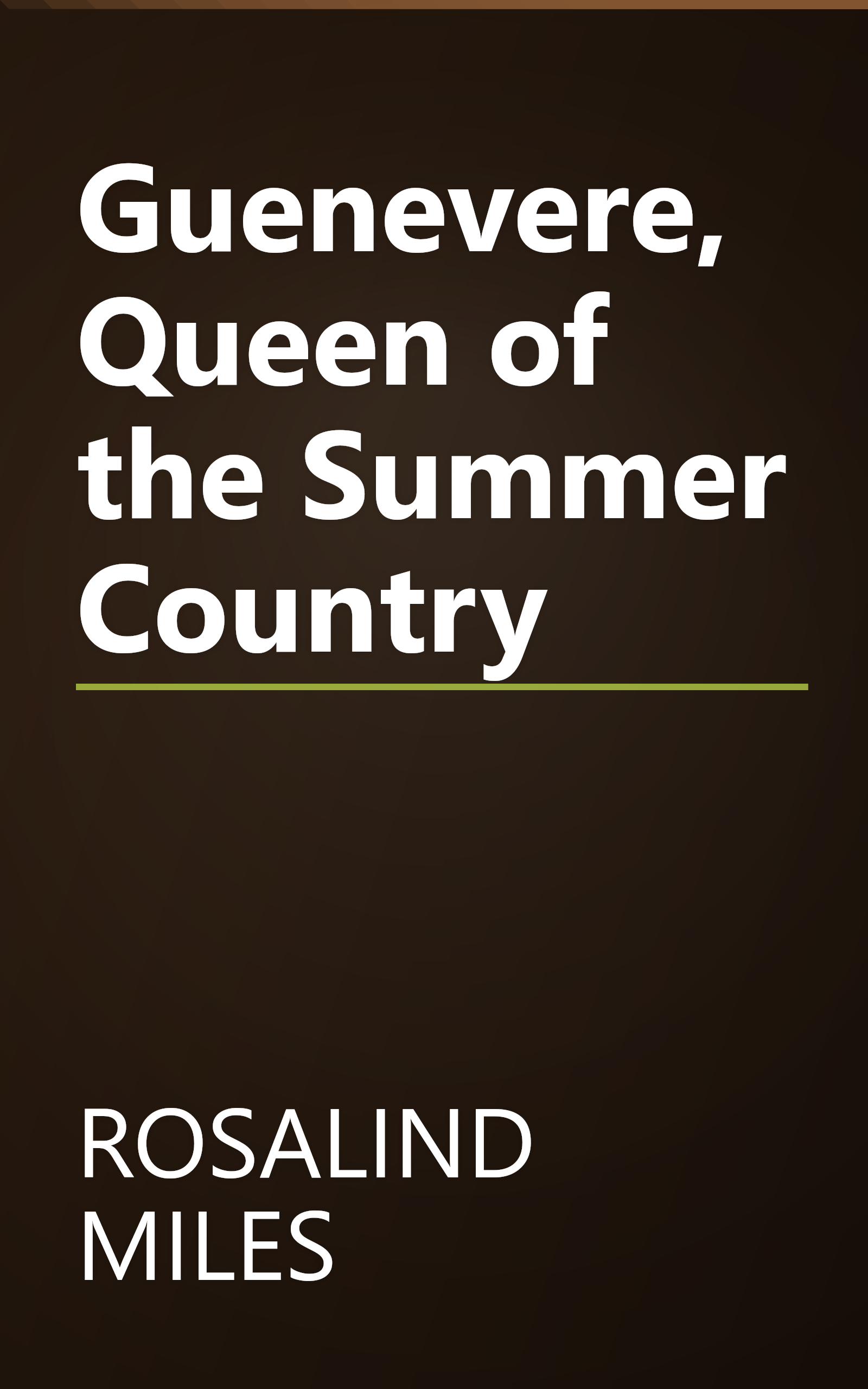 Guenevere, Queen of the Summer Country book cover