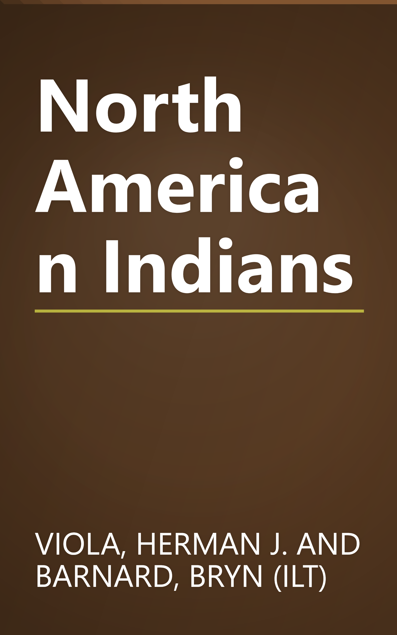 North American Indians book cover