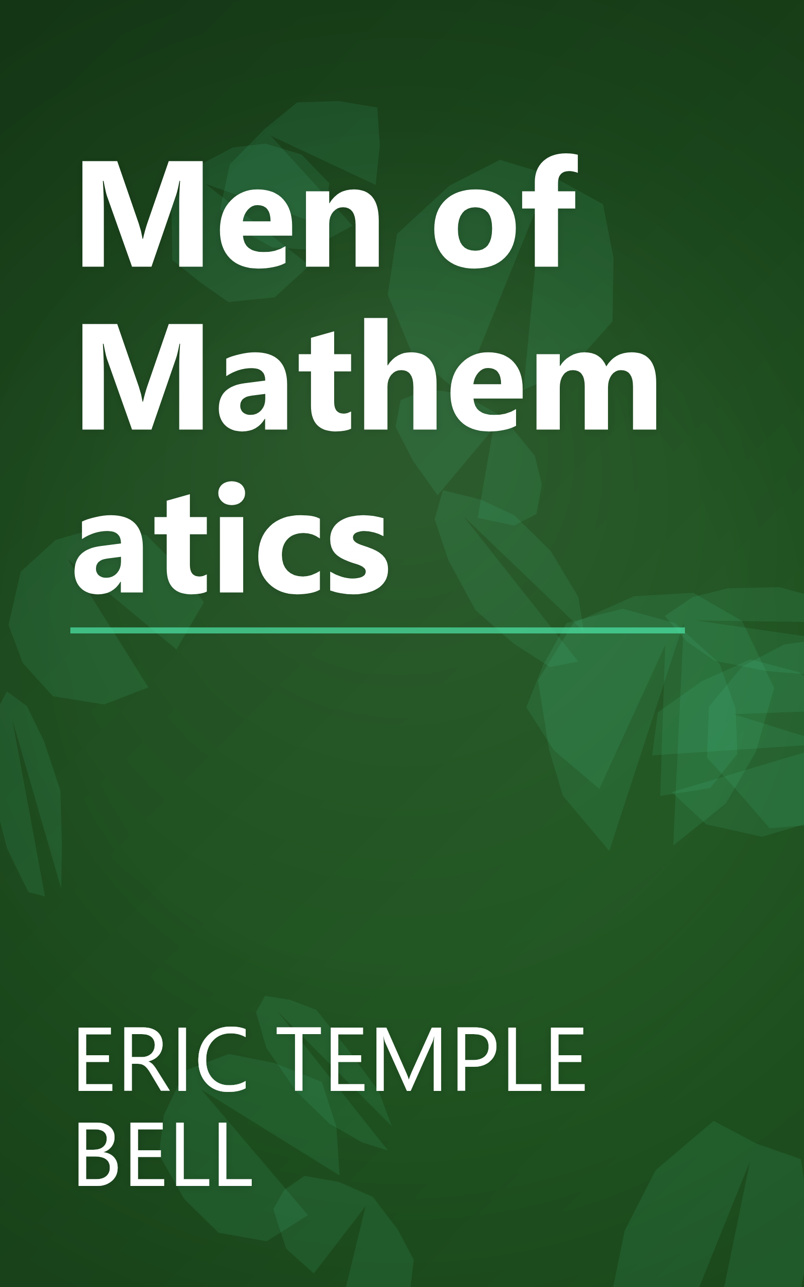 Men of Mathematics book cover