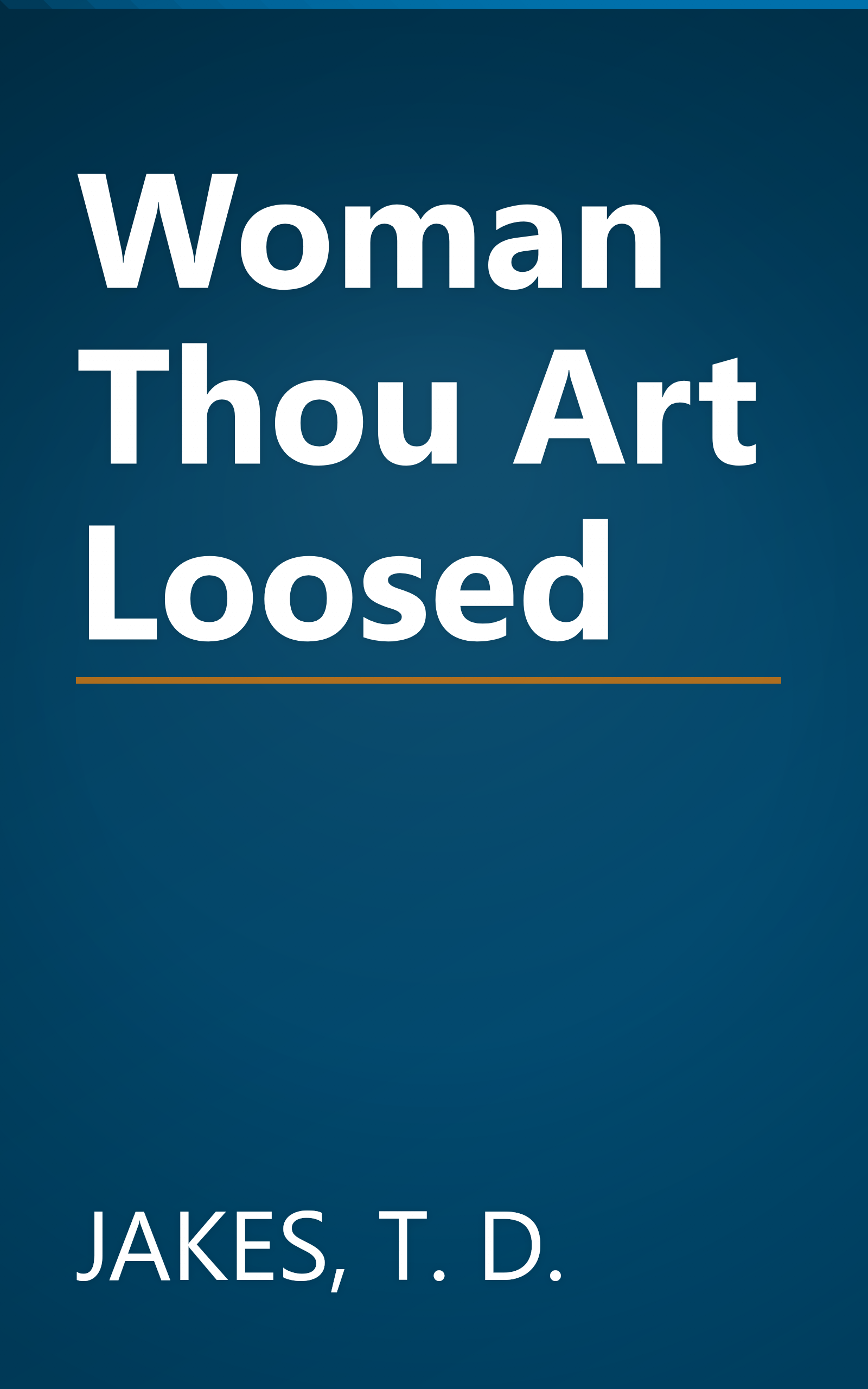 Woman Thou Art Loosed book cover
