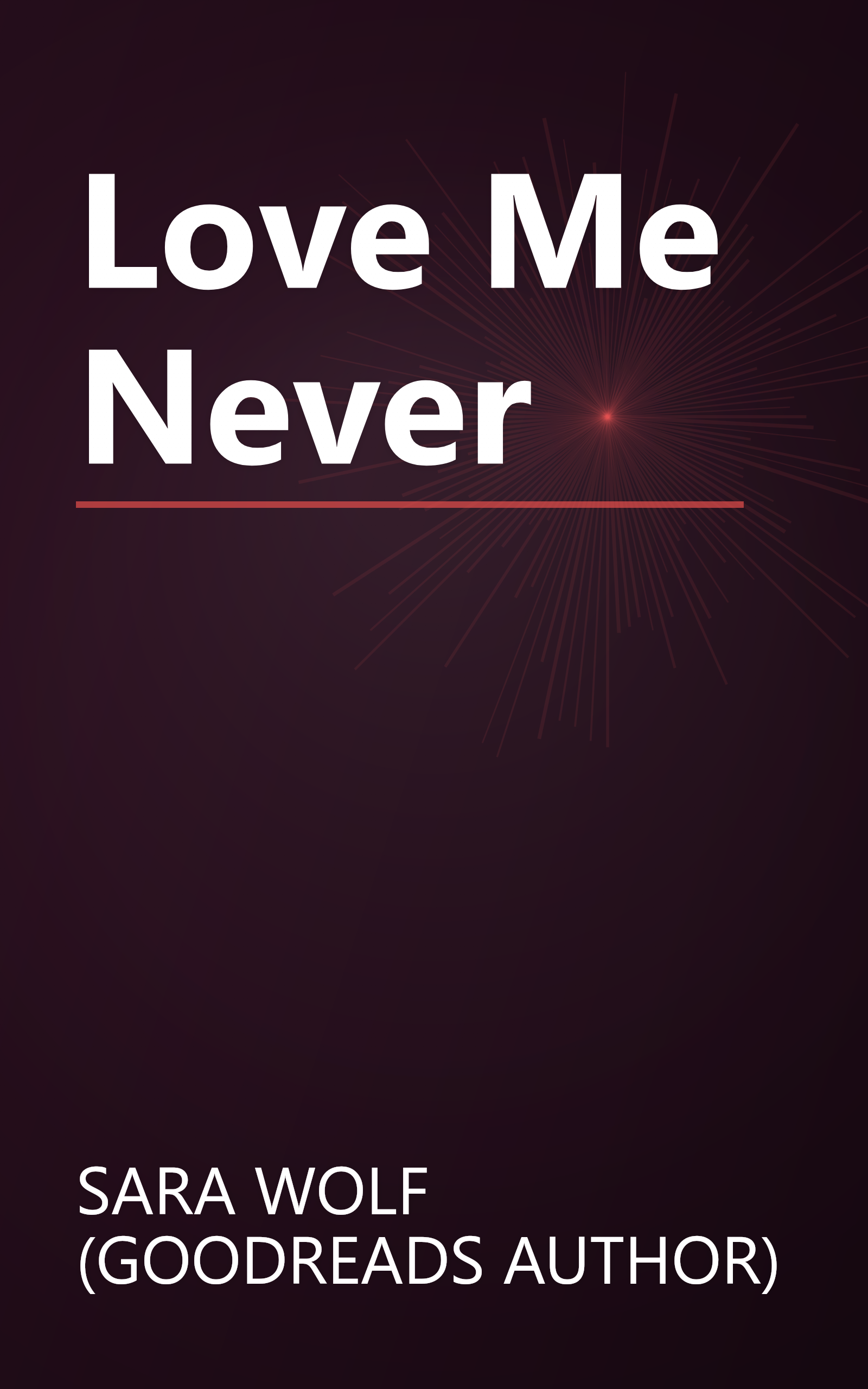 Love Me Never book cover