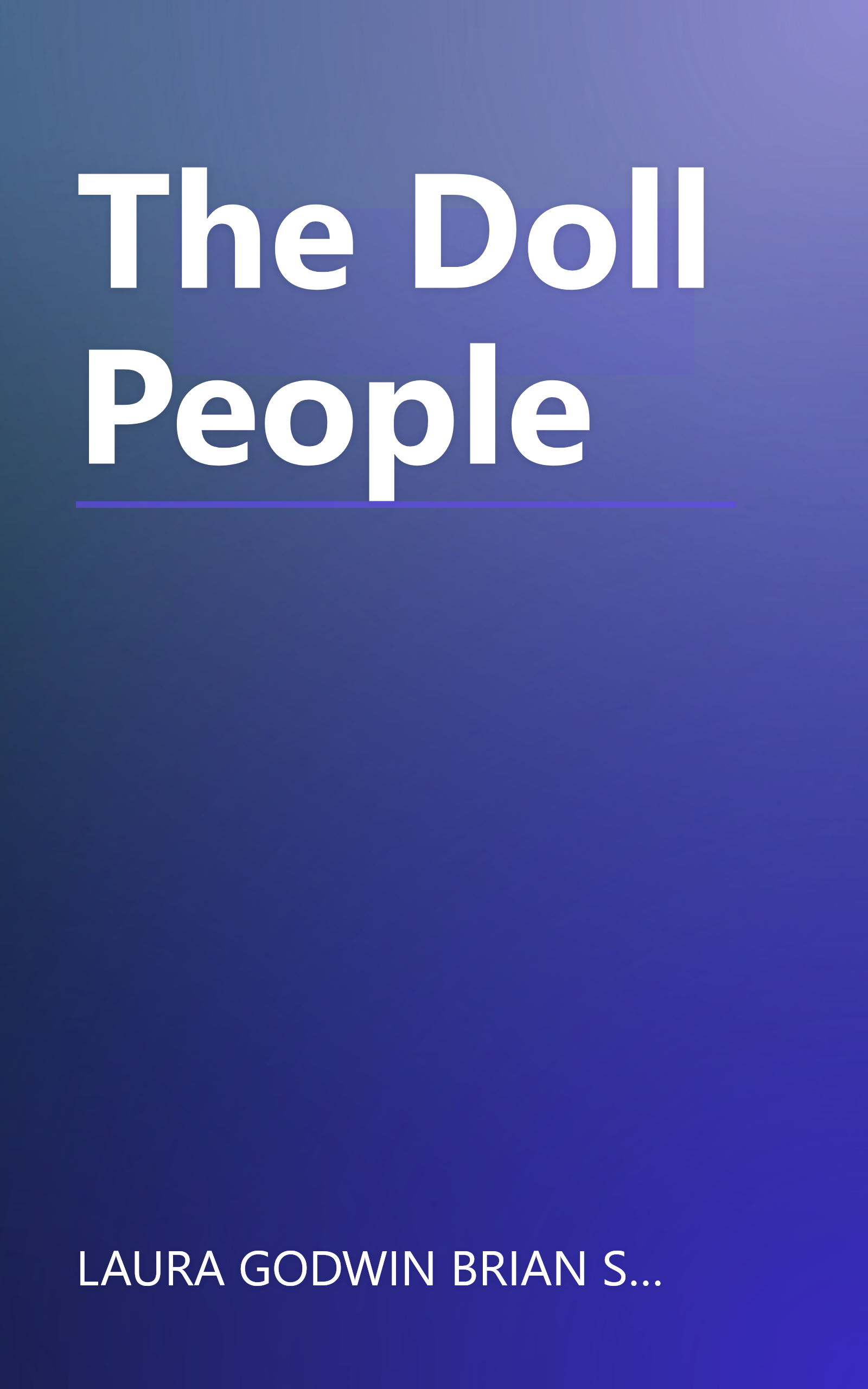 The Doll People book cover