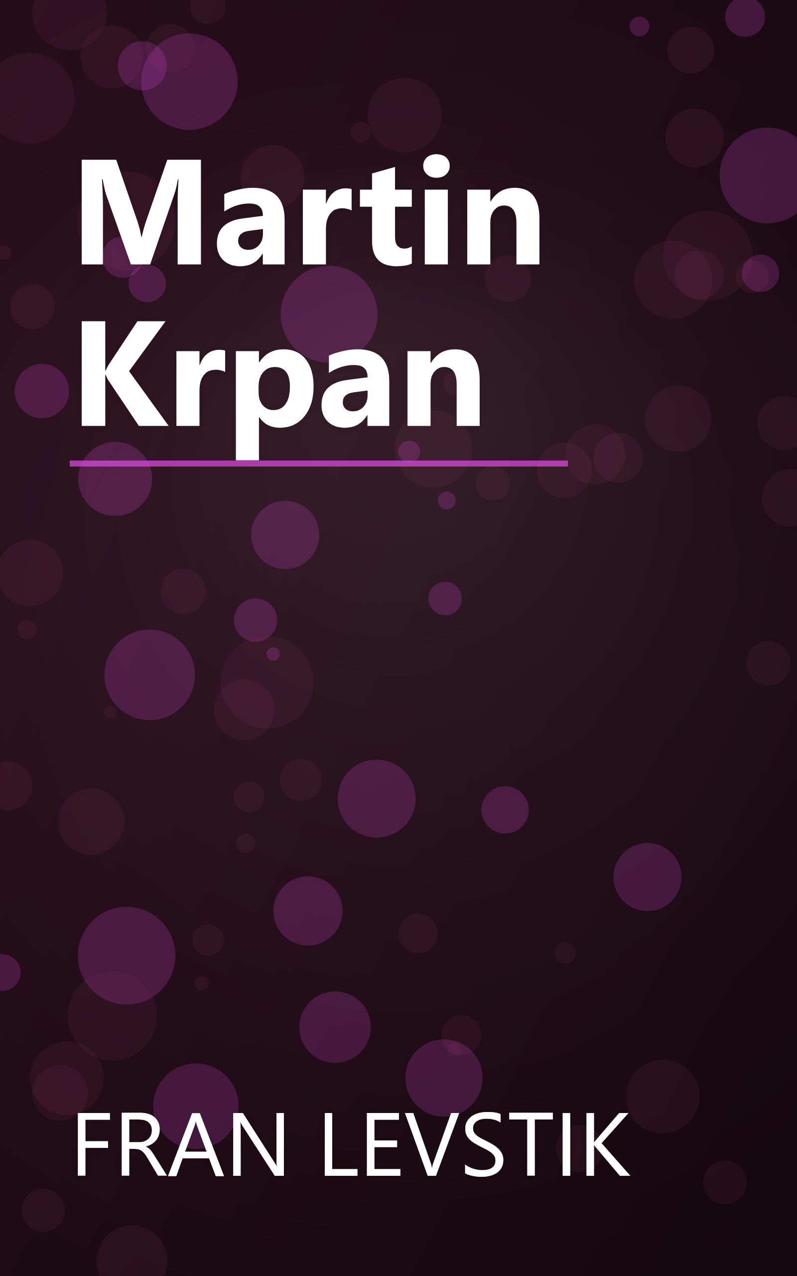 Martin Krpan book cover