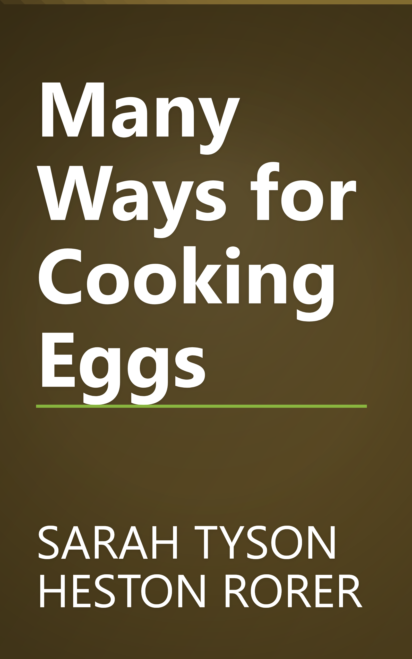 Many Ways for Cooking Eggs book cover