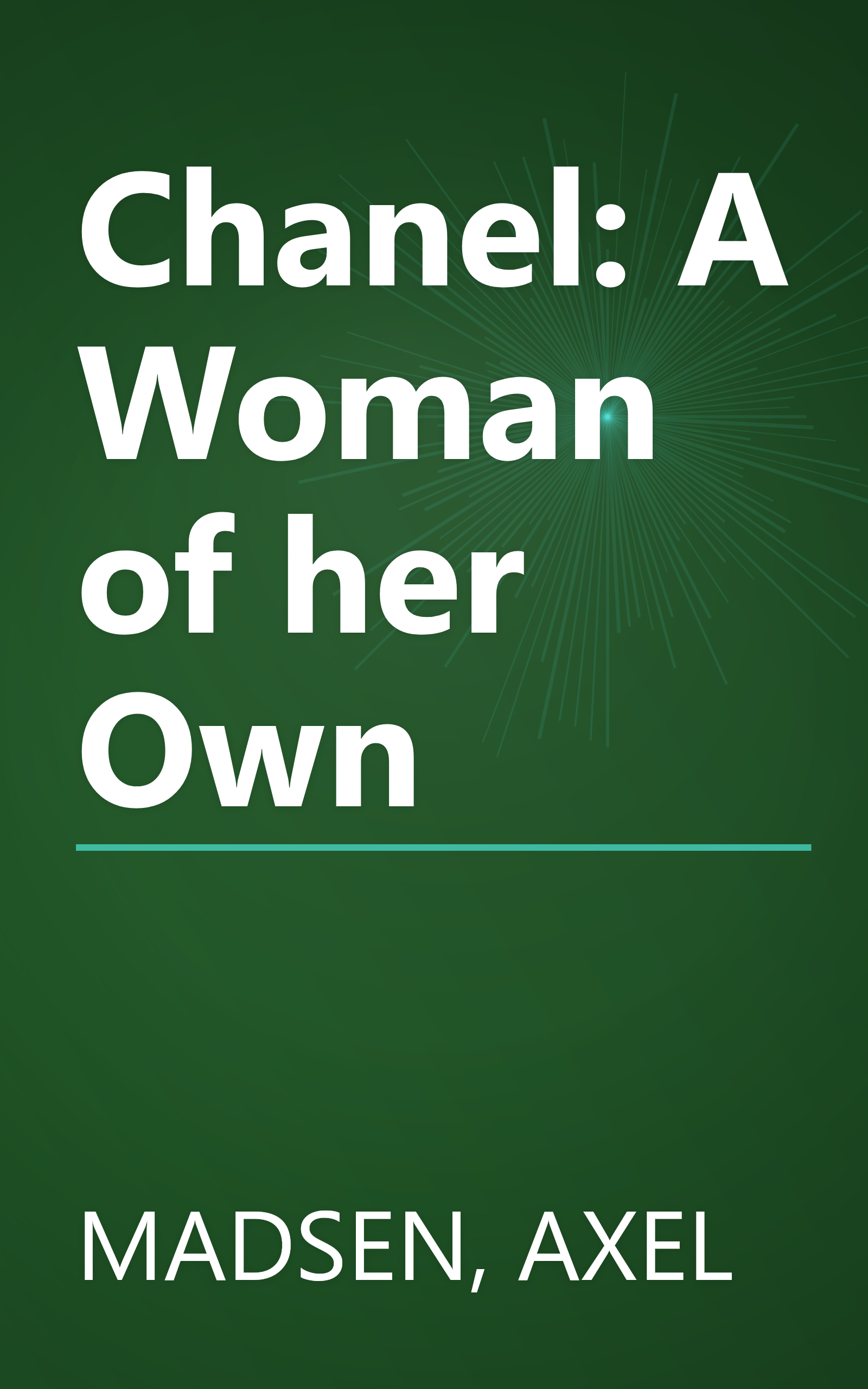 Chanel: A Woman of her Own book cover