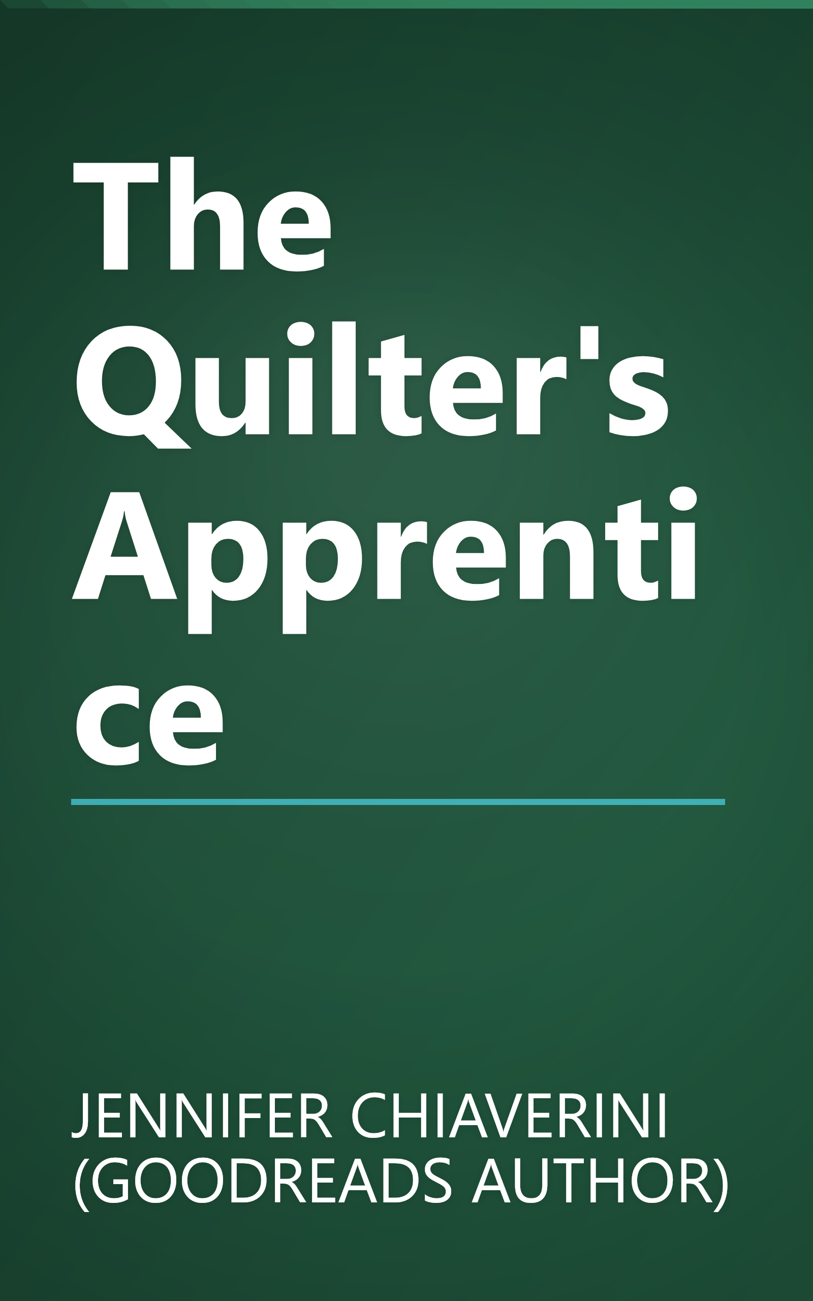 The Quilter's Apprentice book cover