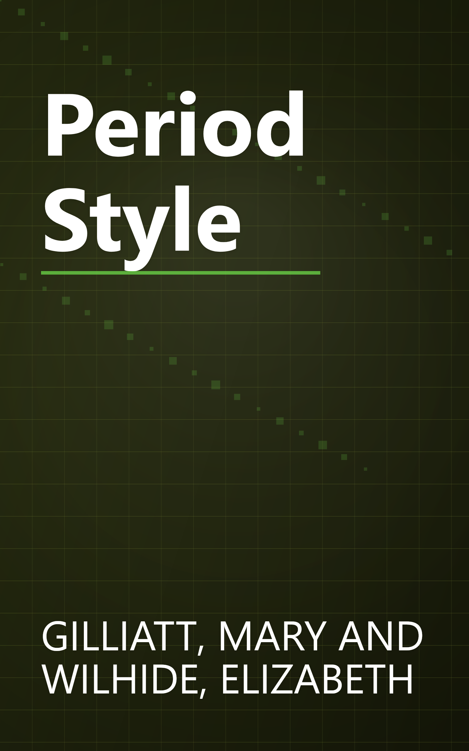 Period Style book cover