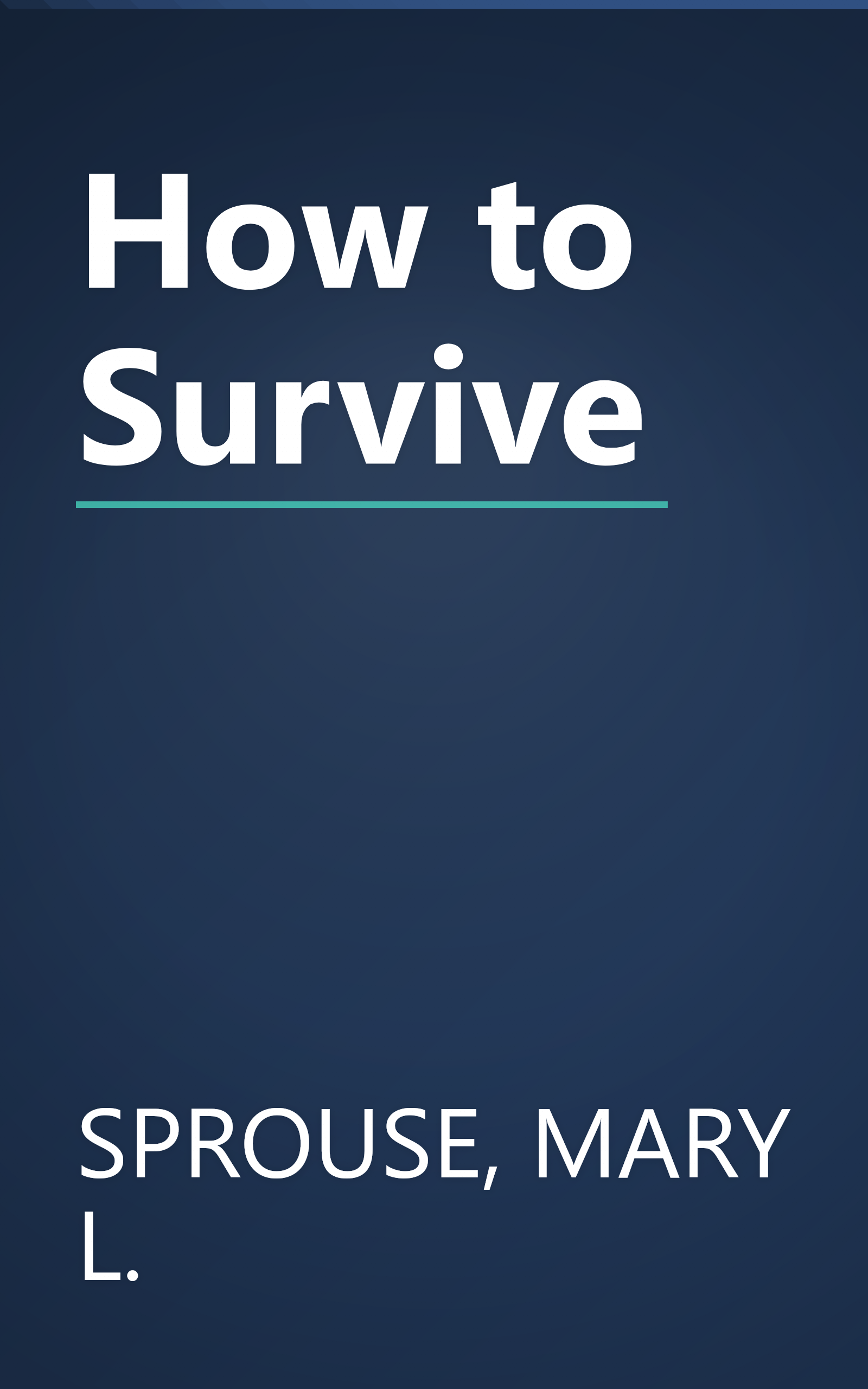 How to Survive book cover