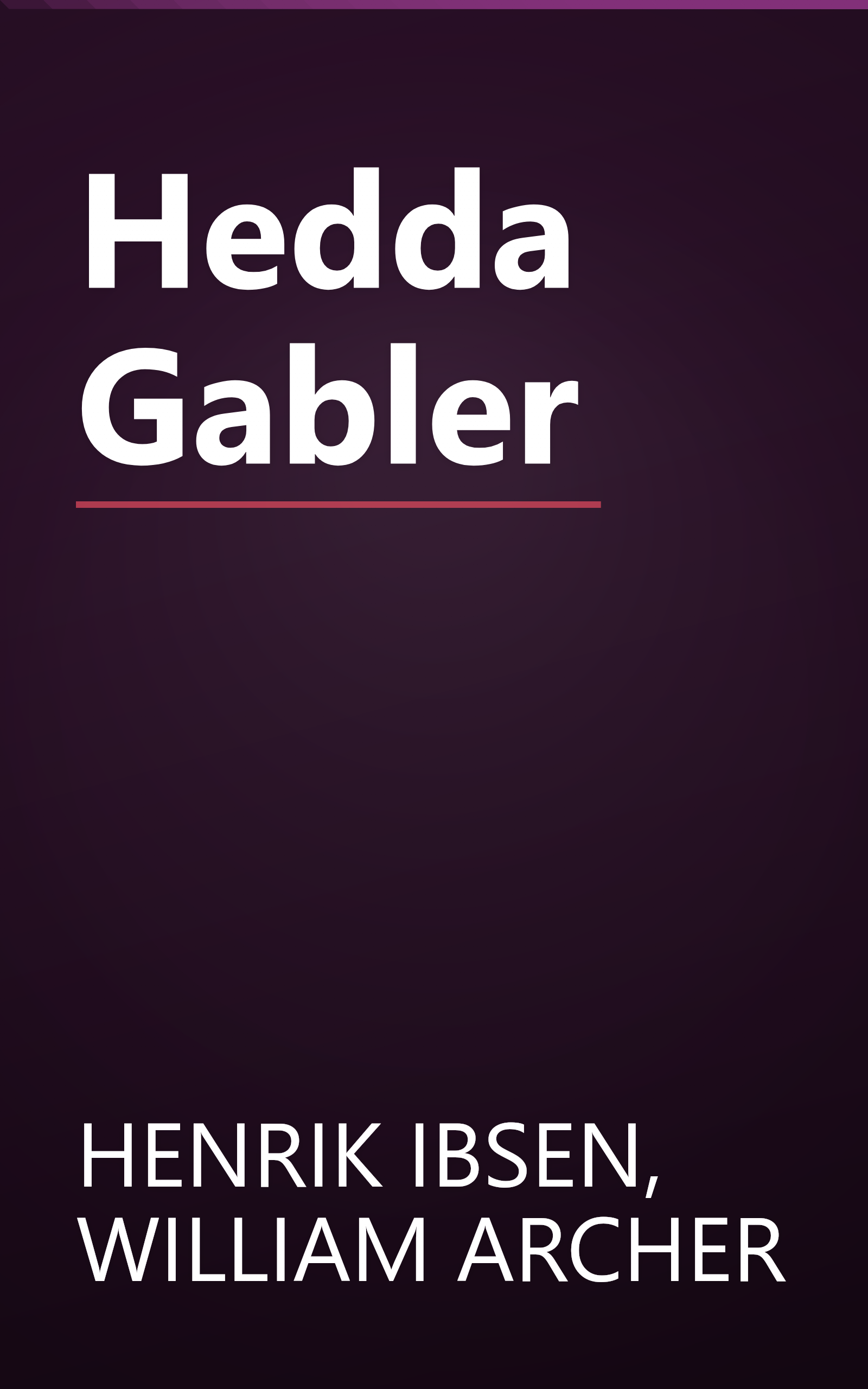 Hedda Gabler book cover