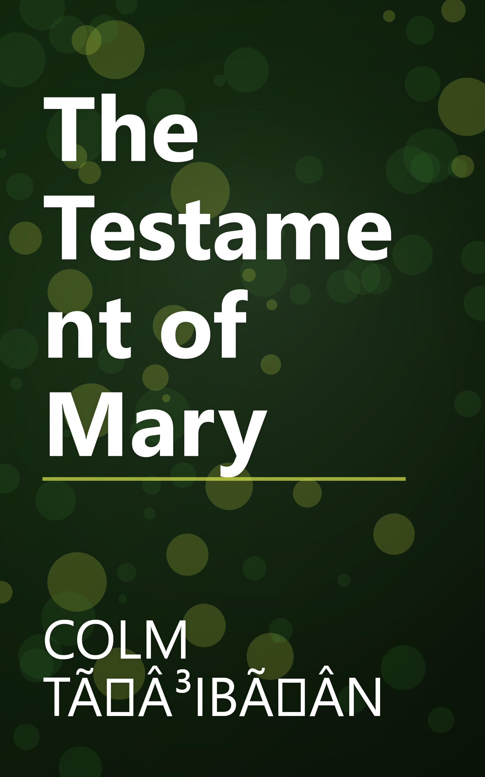 The Testament of Mary book cover