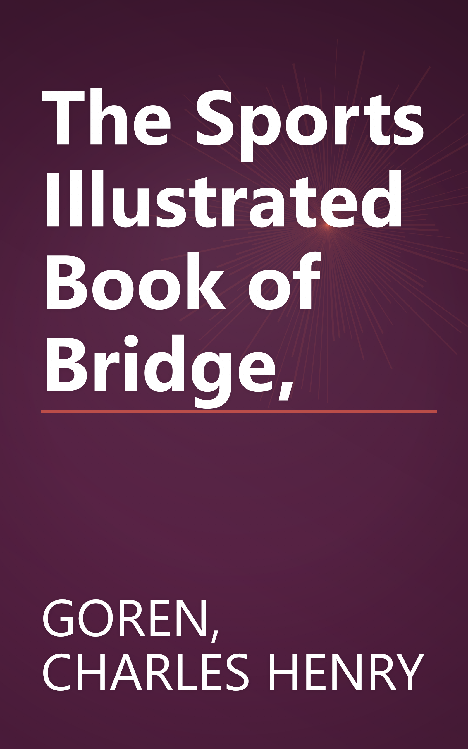 The Sports Illustrated Book of Bridge, book cover