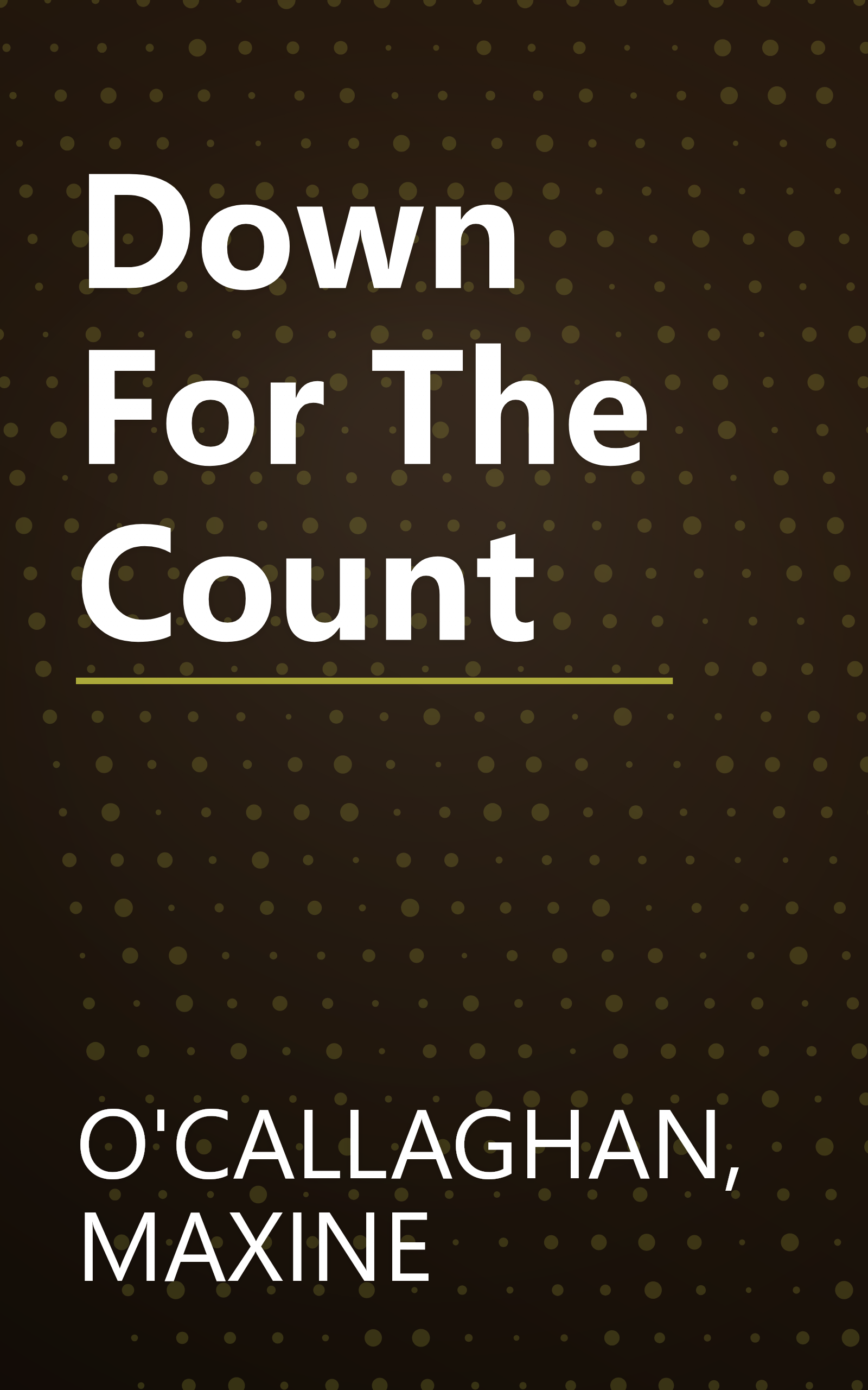 Down For The Count book cover