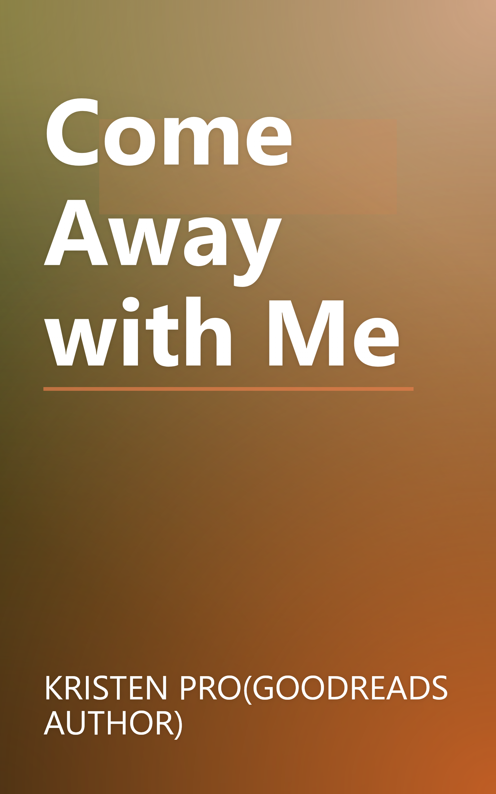 Come Away with Me book cover