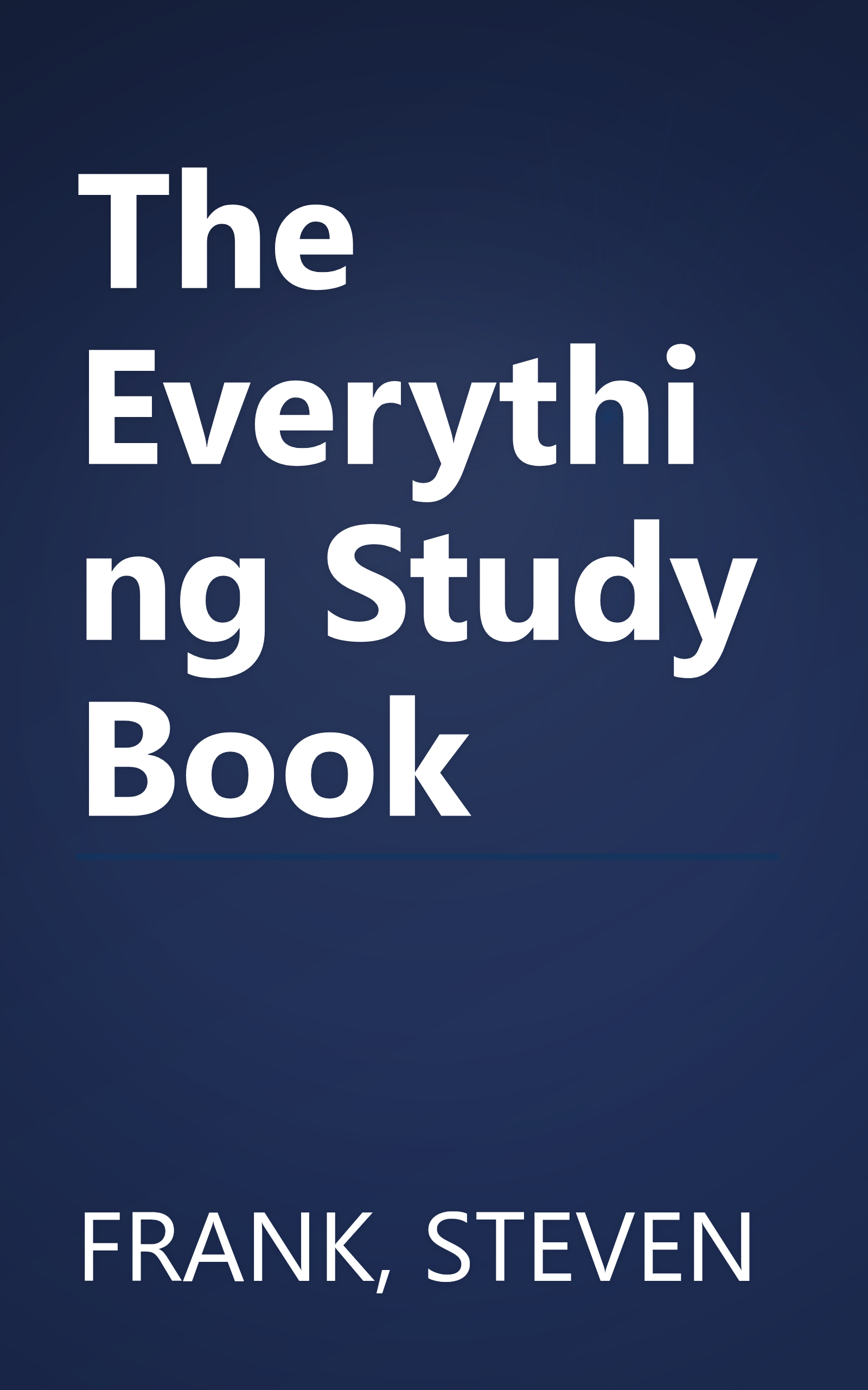 The Everything Study Book book cover