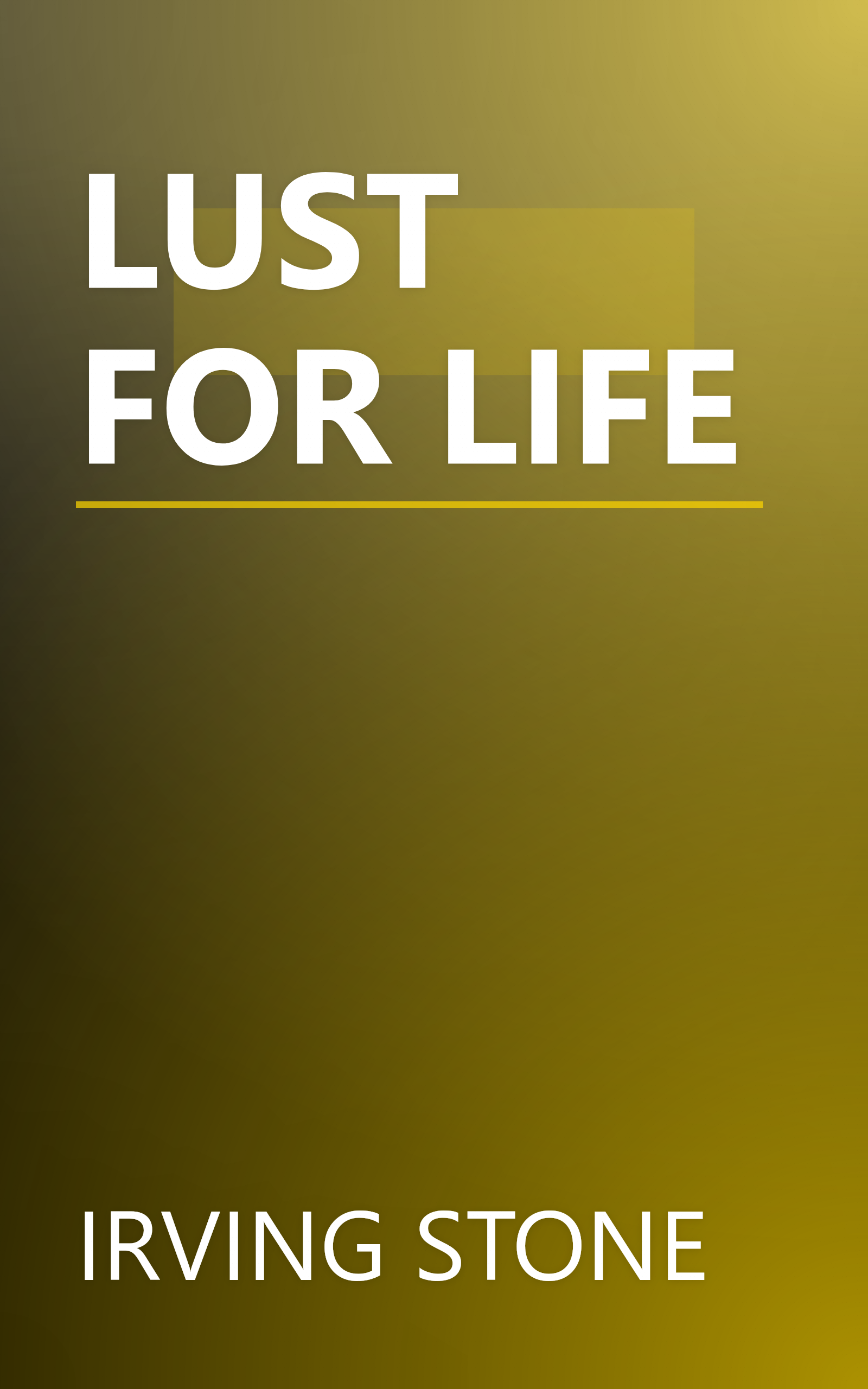 LUST FOR LIFE book cover