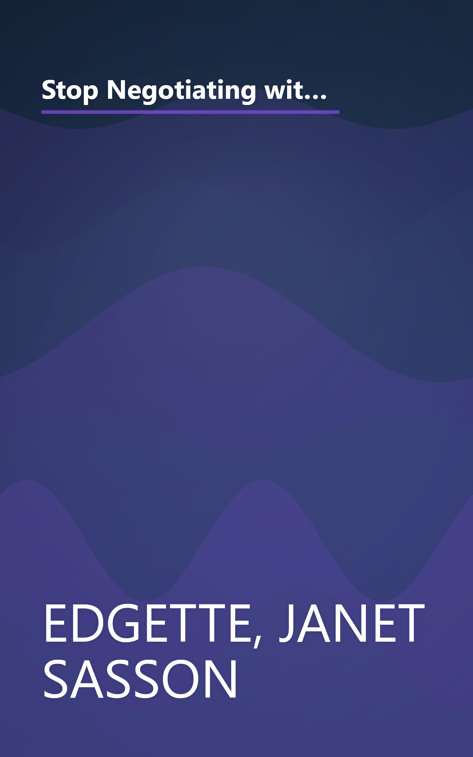 Stop Negotiating with Your Teen: Strategies for Parenting your Angry Manipulative Moody or Depressed Adolescent book cover