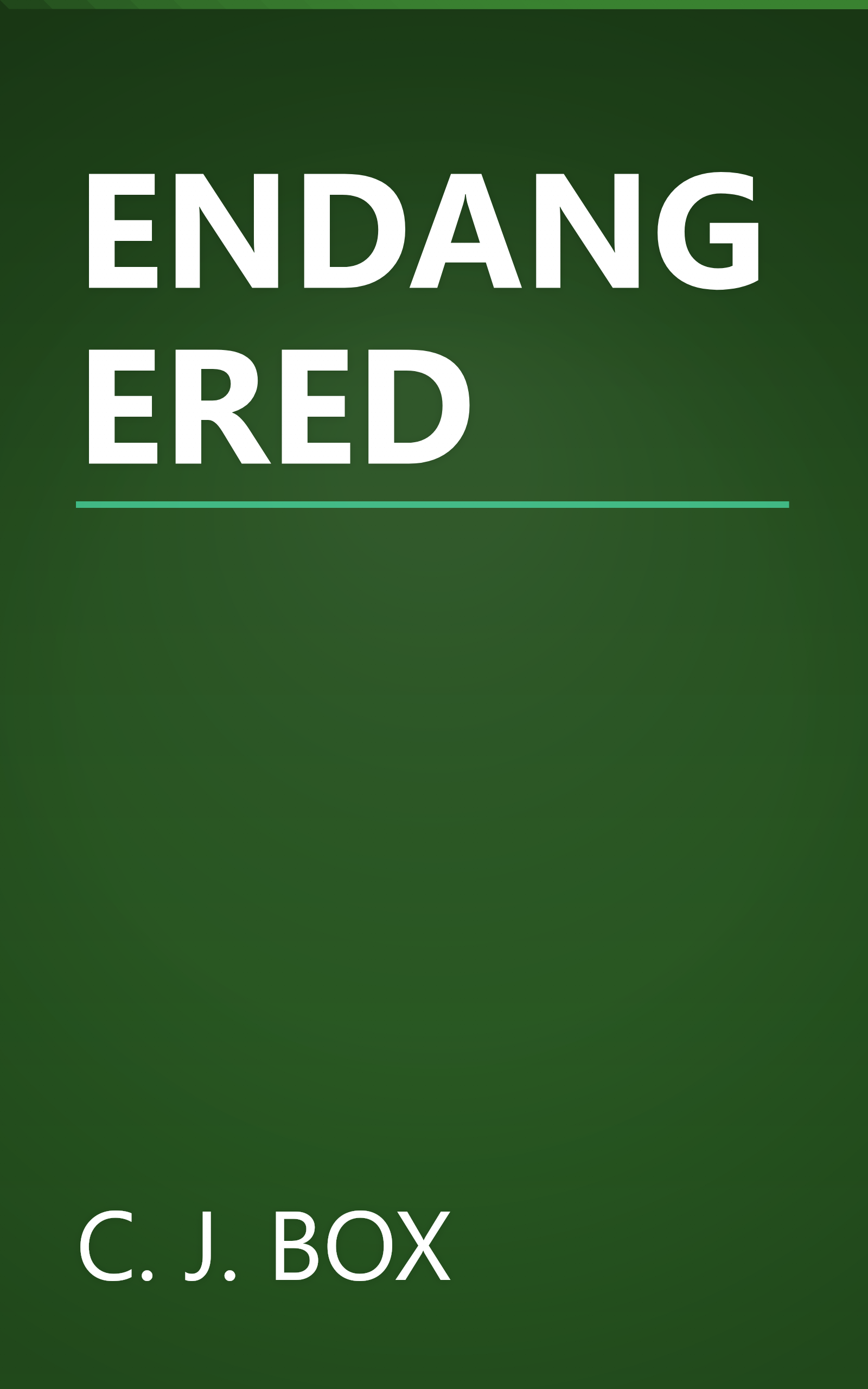 ENDANGERED book cover