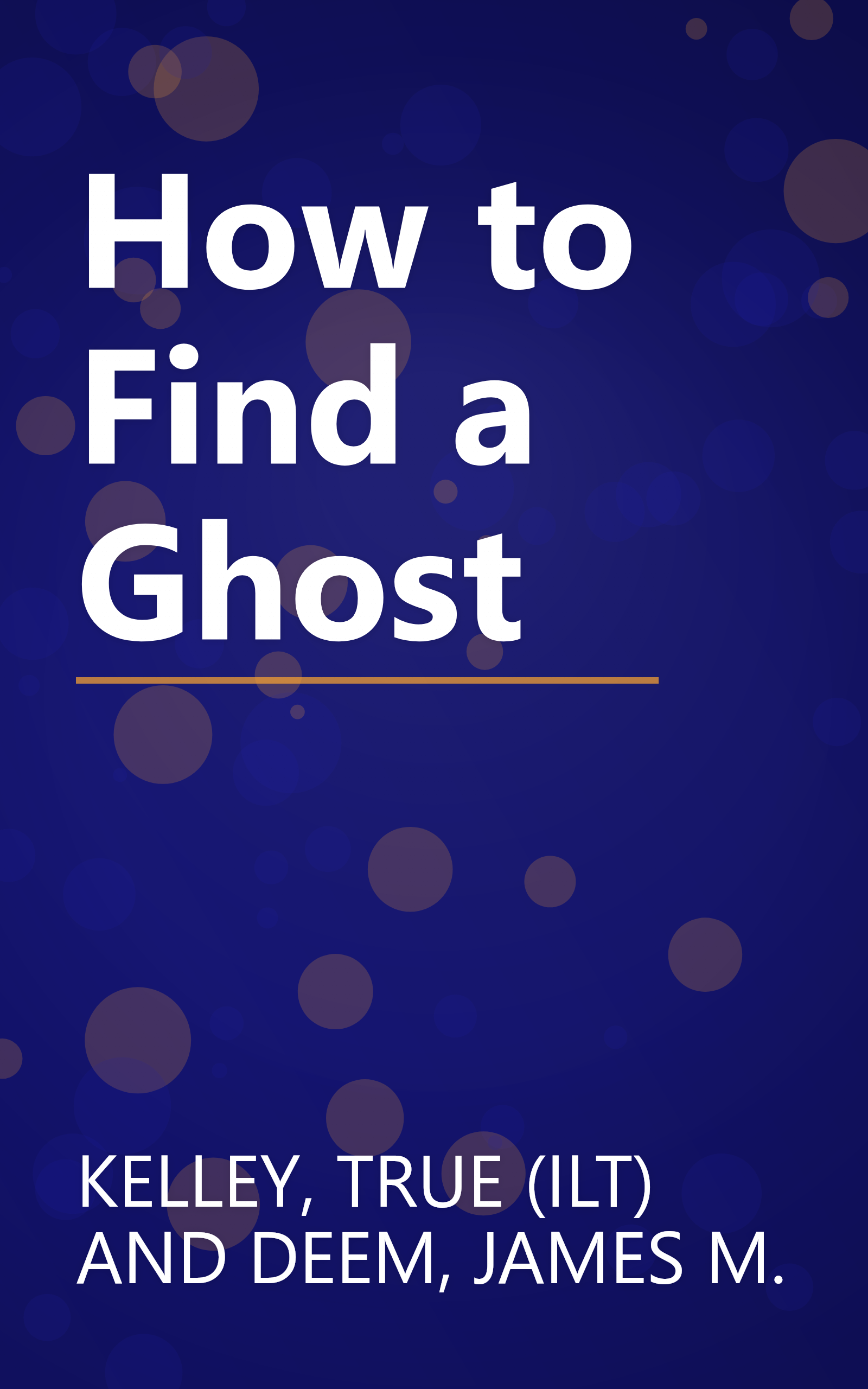 How to Find a Ghost book cover