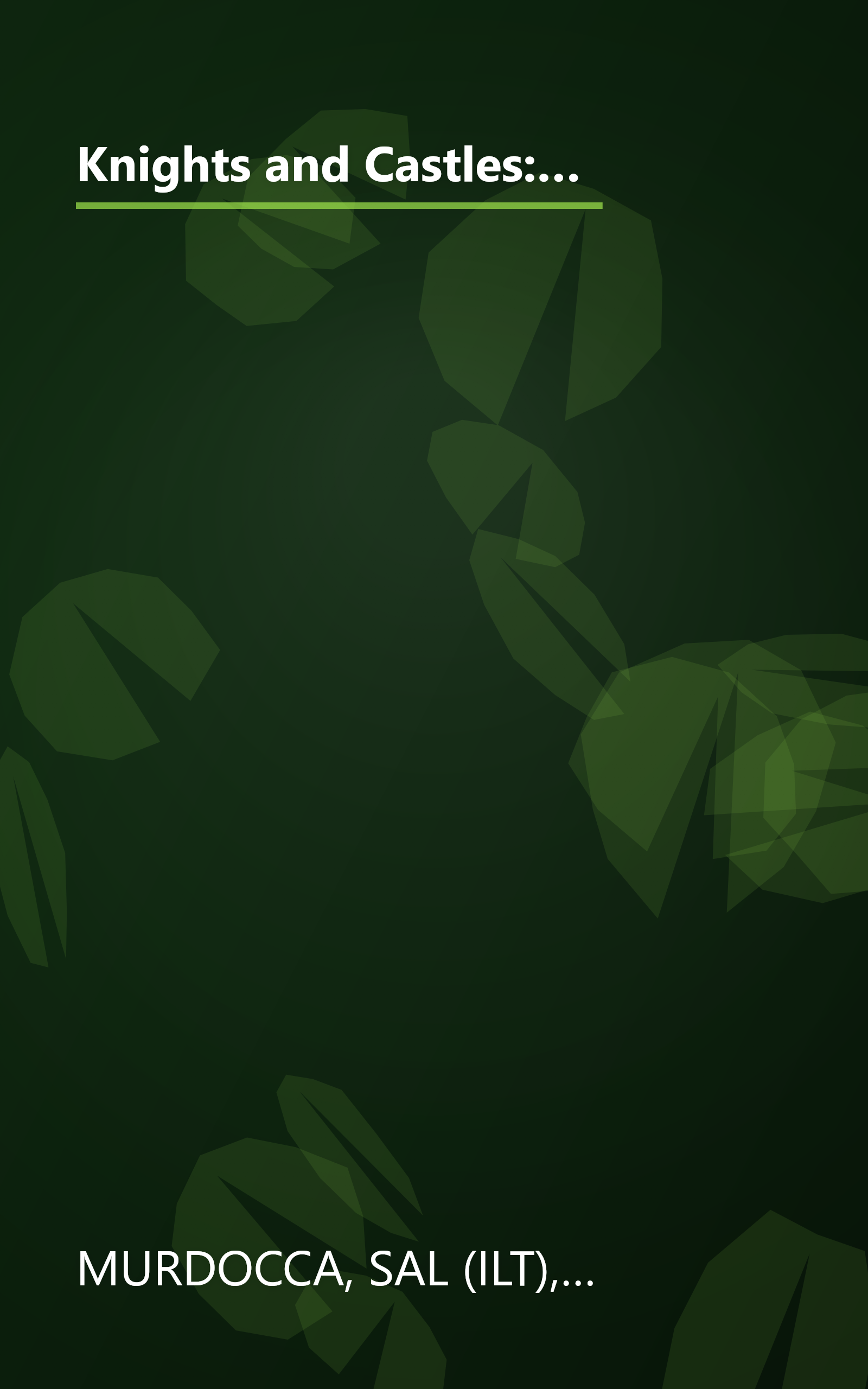 Knights and Castles: A Nonfiction Companion to Magic Tree House #2: The Knight at Dawn (Magic Tree House (R) Fact Tracker) book cover