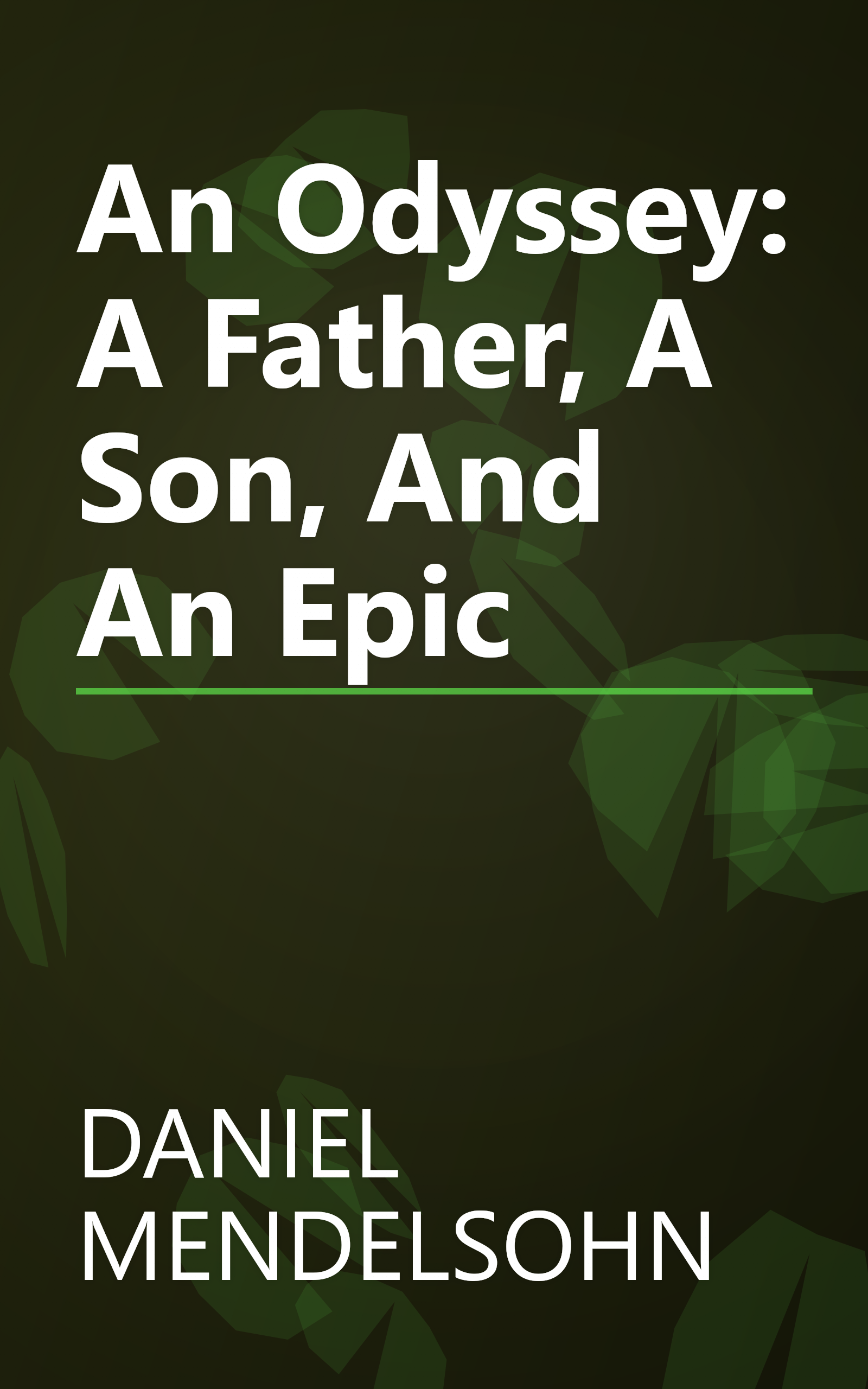 An Odyssey: A Father, A Son, And An Epic book cover