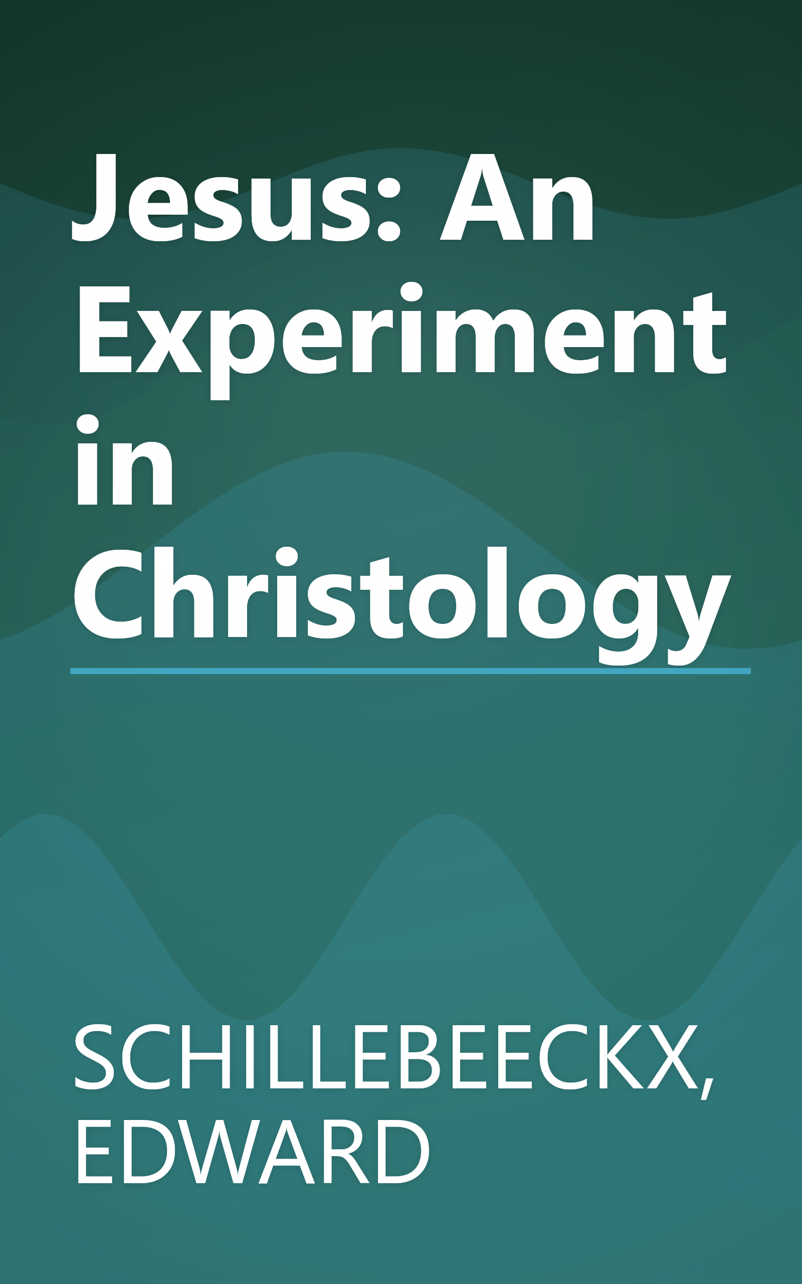 Jesus: An Experiment in Christology book cover