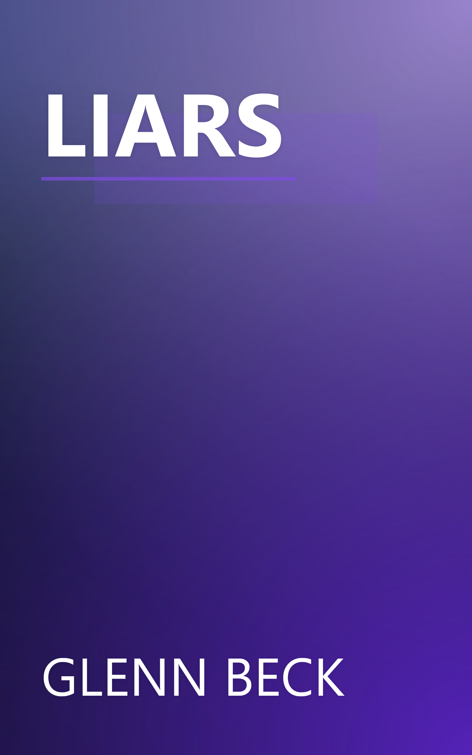 LIARS book cover