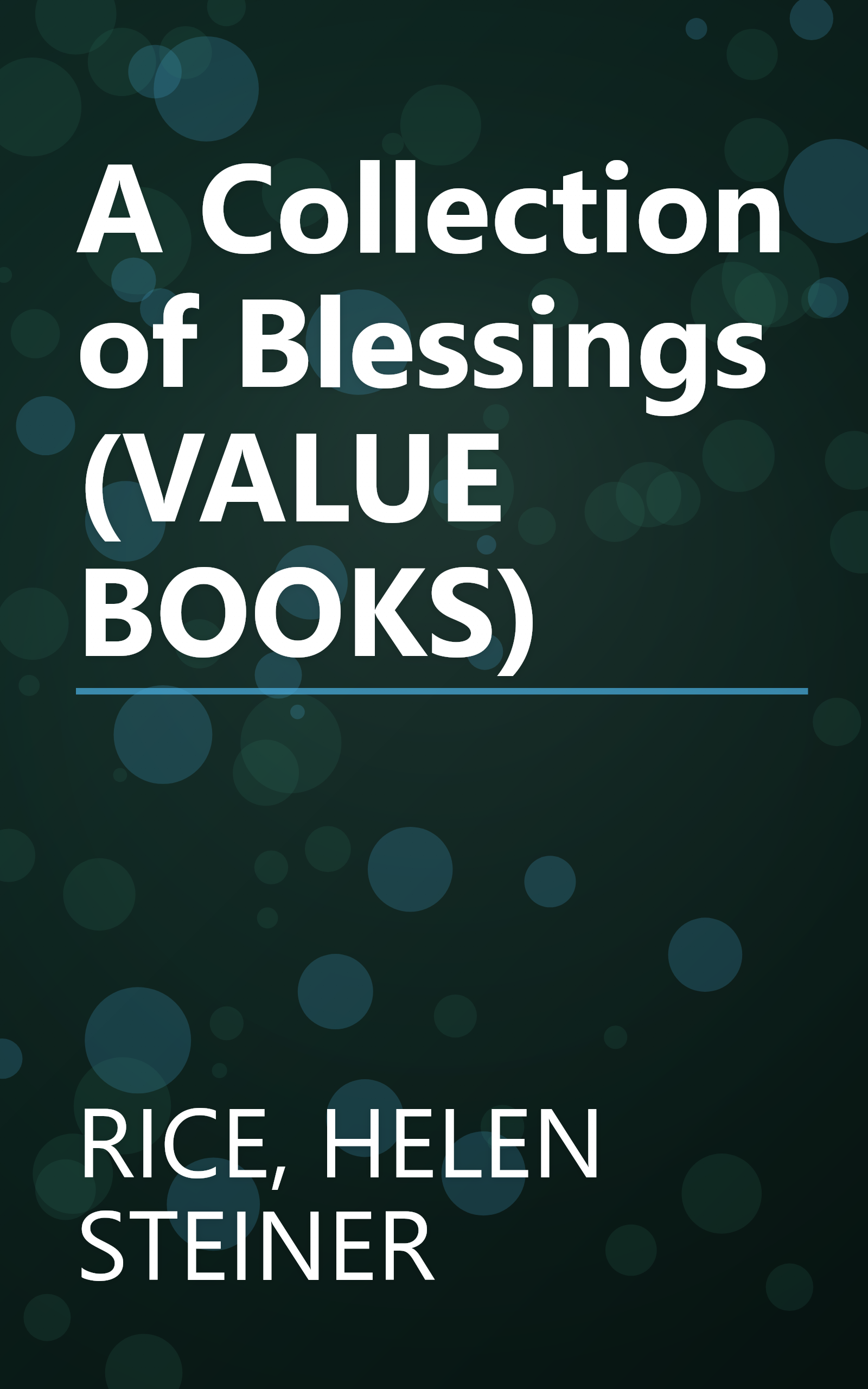 A Collection of Blessings (VALUE BOOKS) book cover
