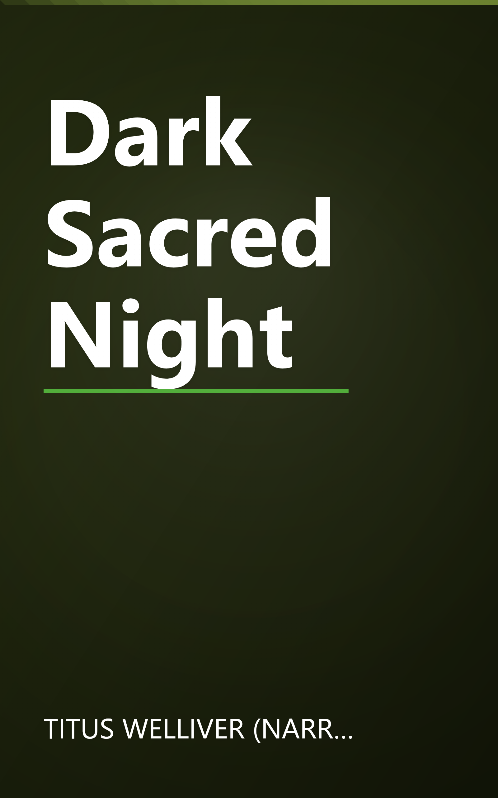 Dark Sacred Night book cover