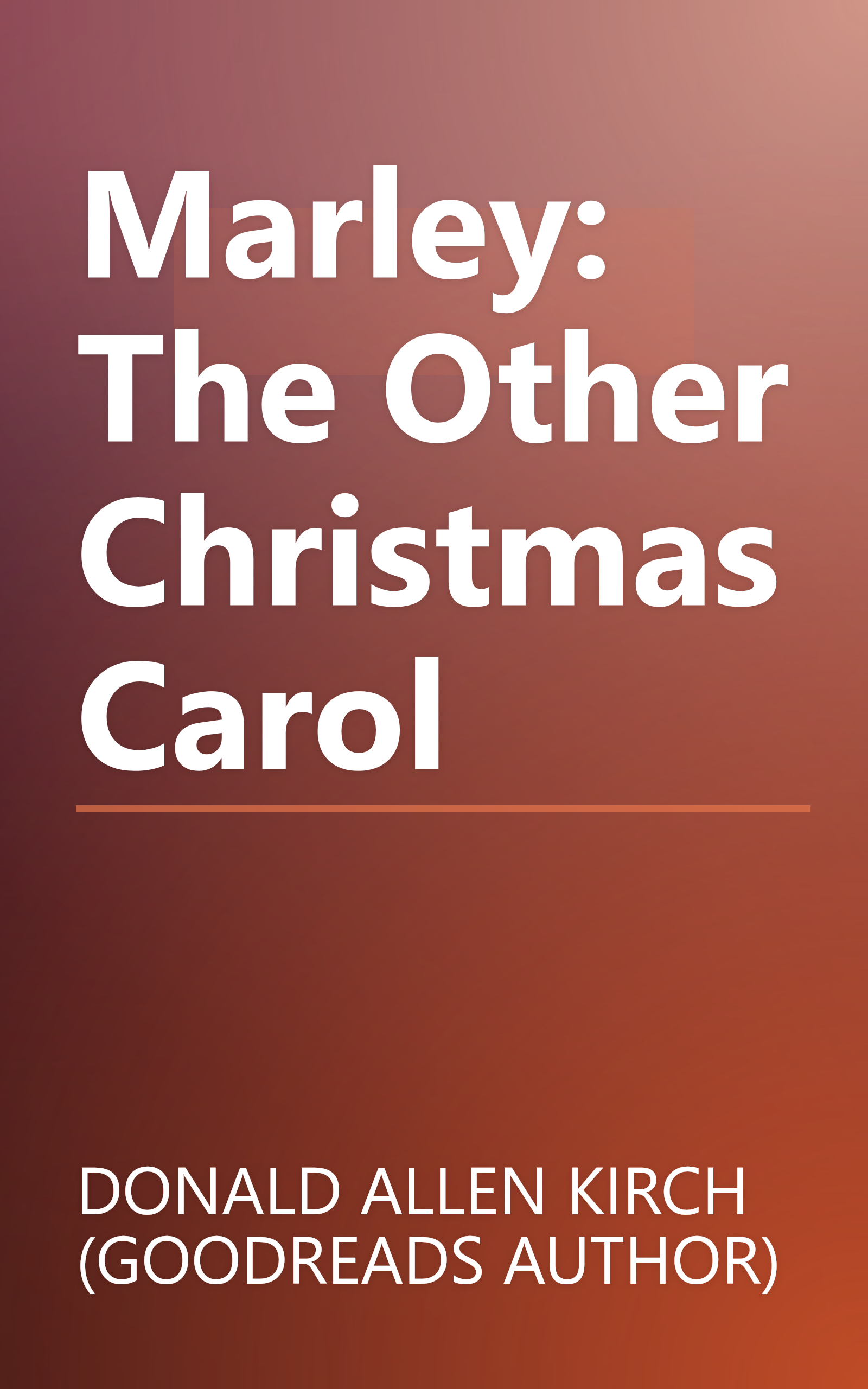 Marley: The Other Christmas Carol book cover