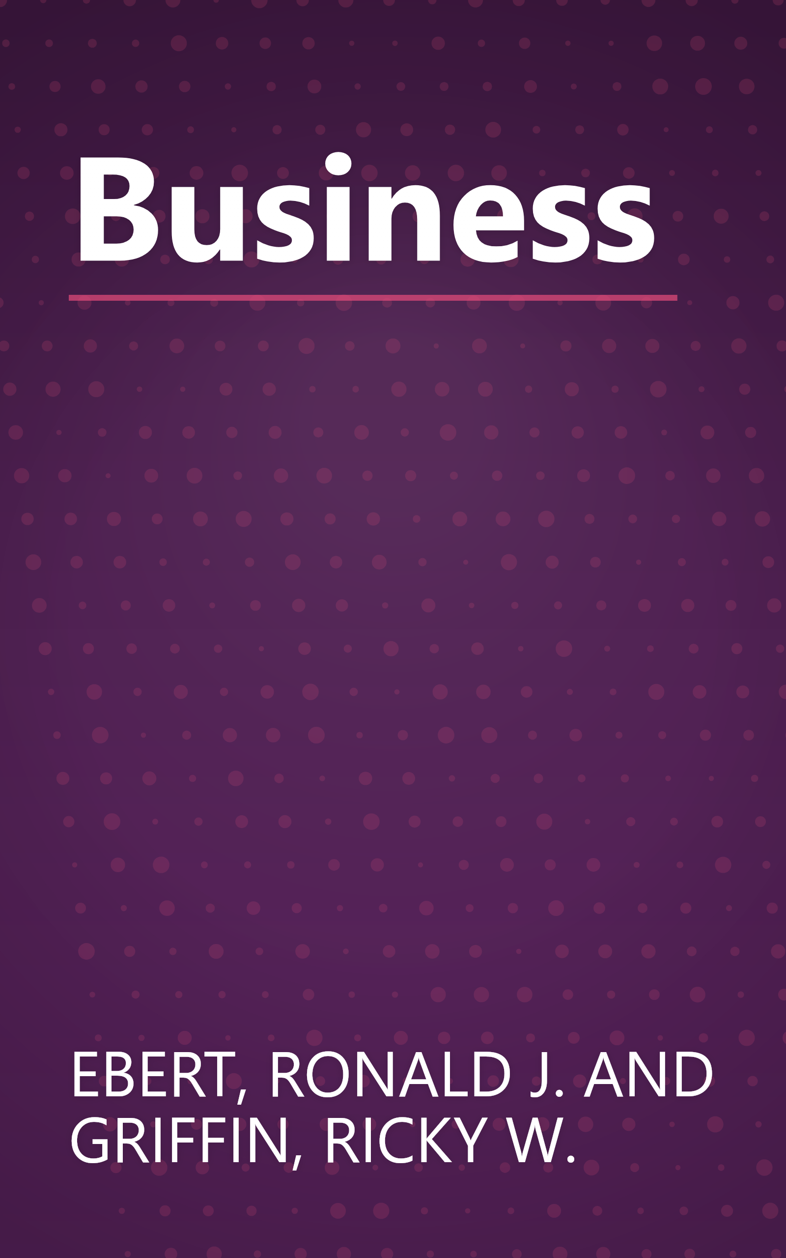 Business book cover