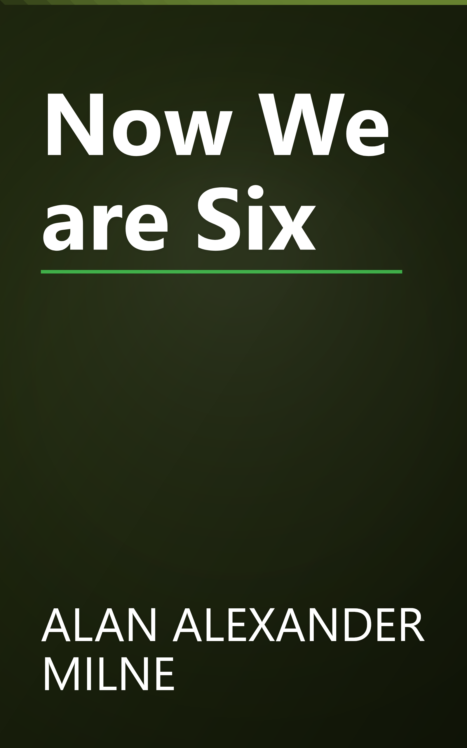 Now We are Six book cover