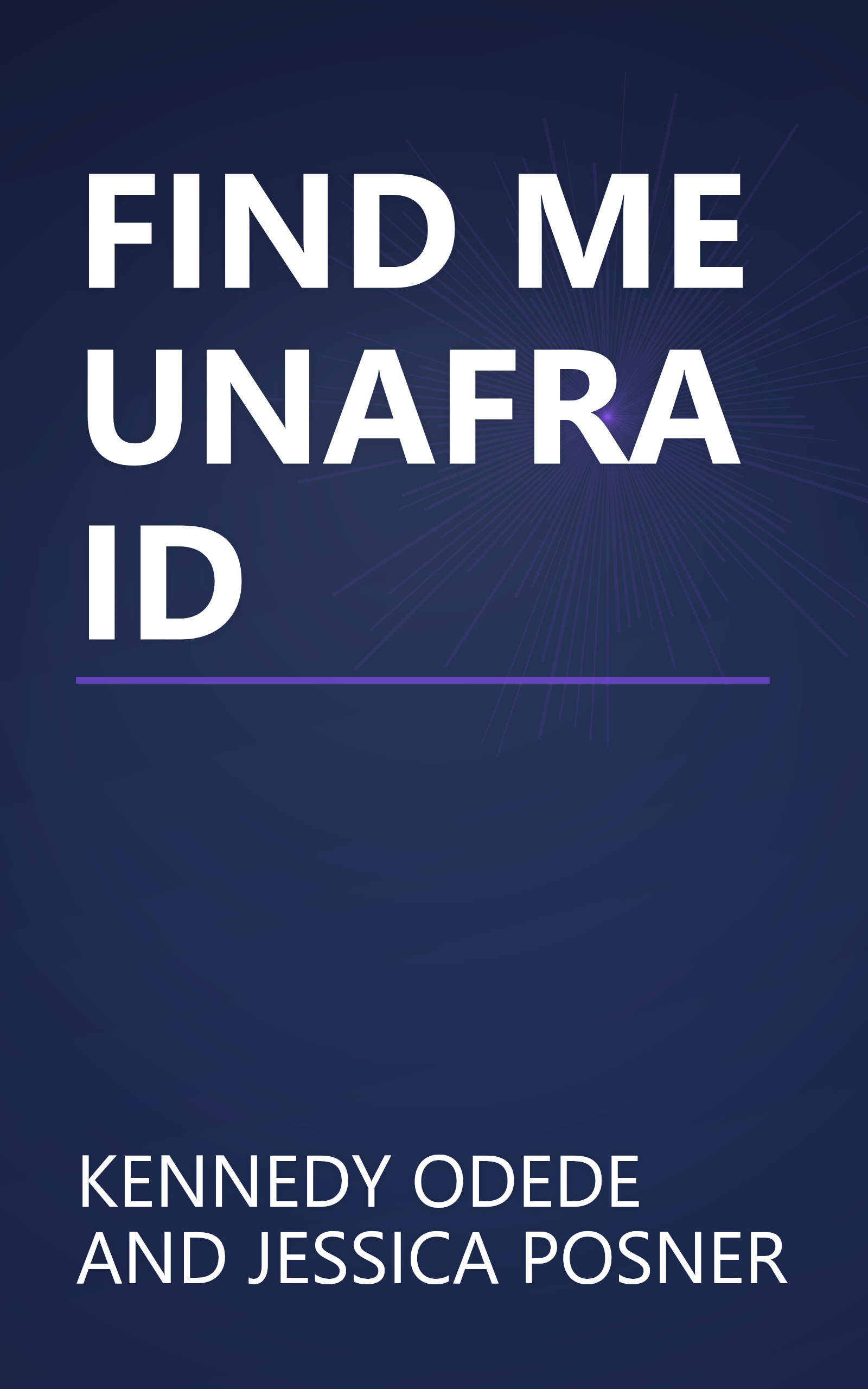 FIND ME UNAFRAID book cover