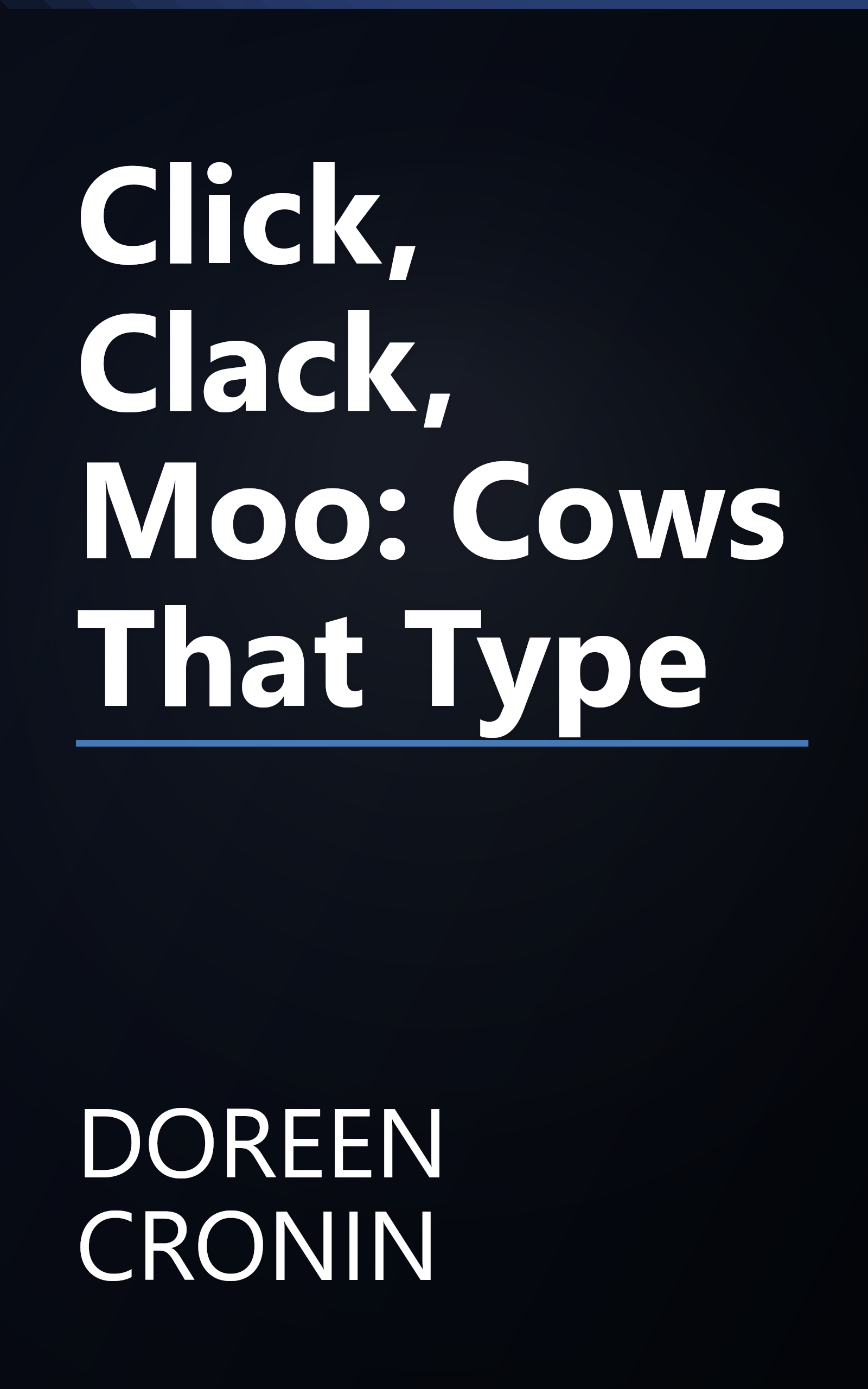 Click, Clack, Moo: Cows That Type book cover