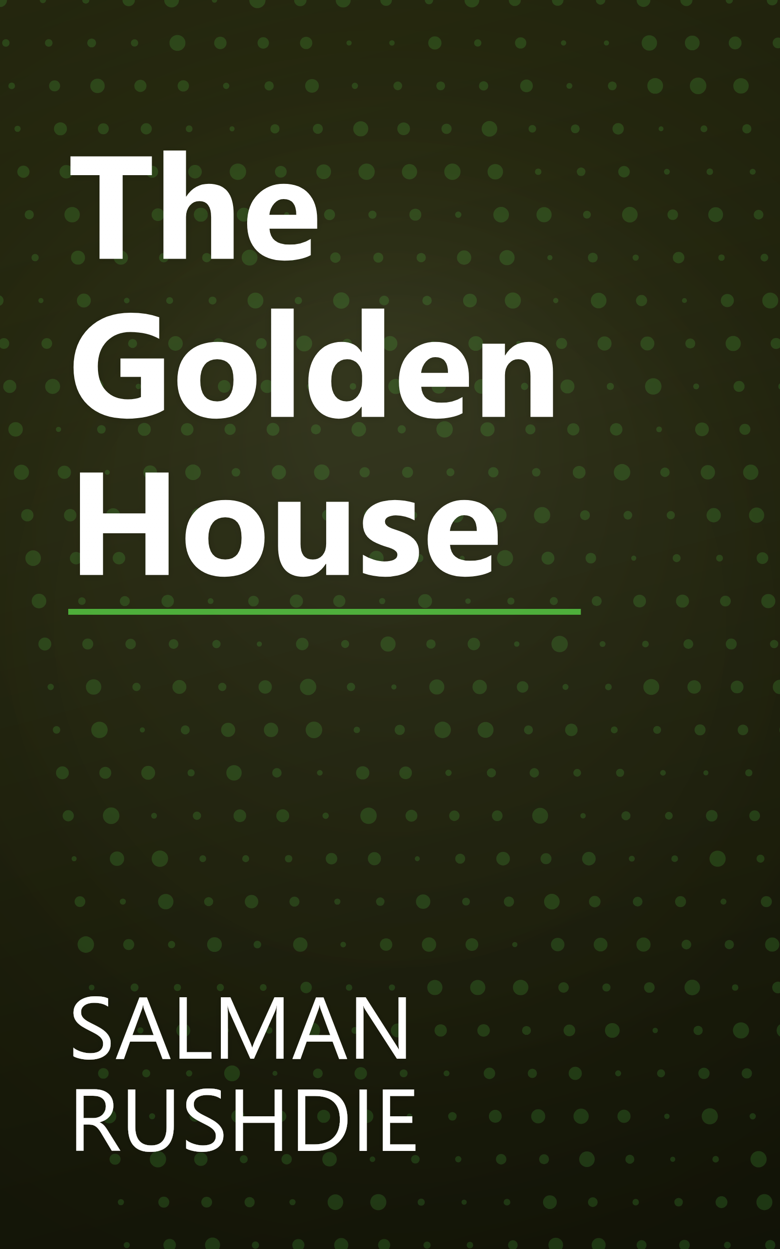 The Golden House book cover