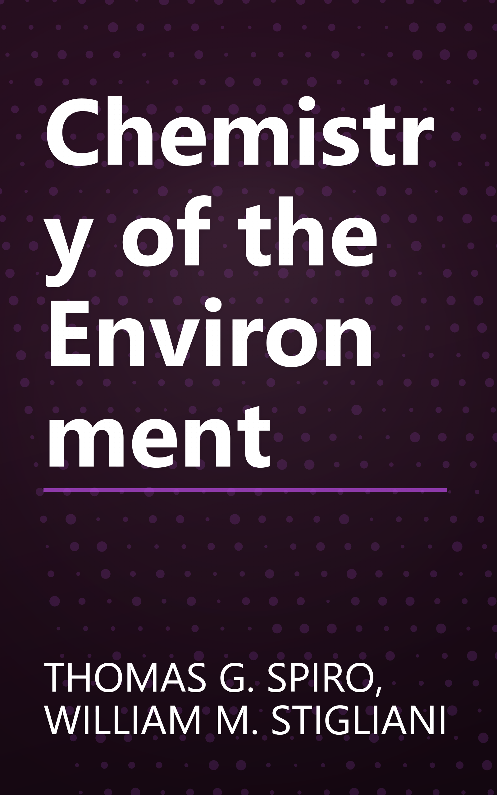 Chemistry of the Environment book cover