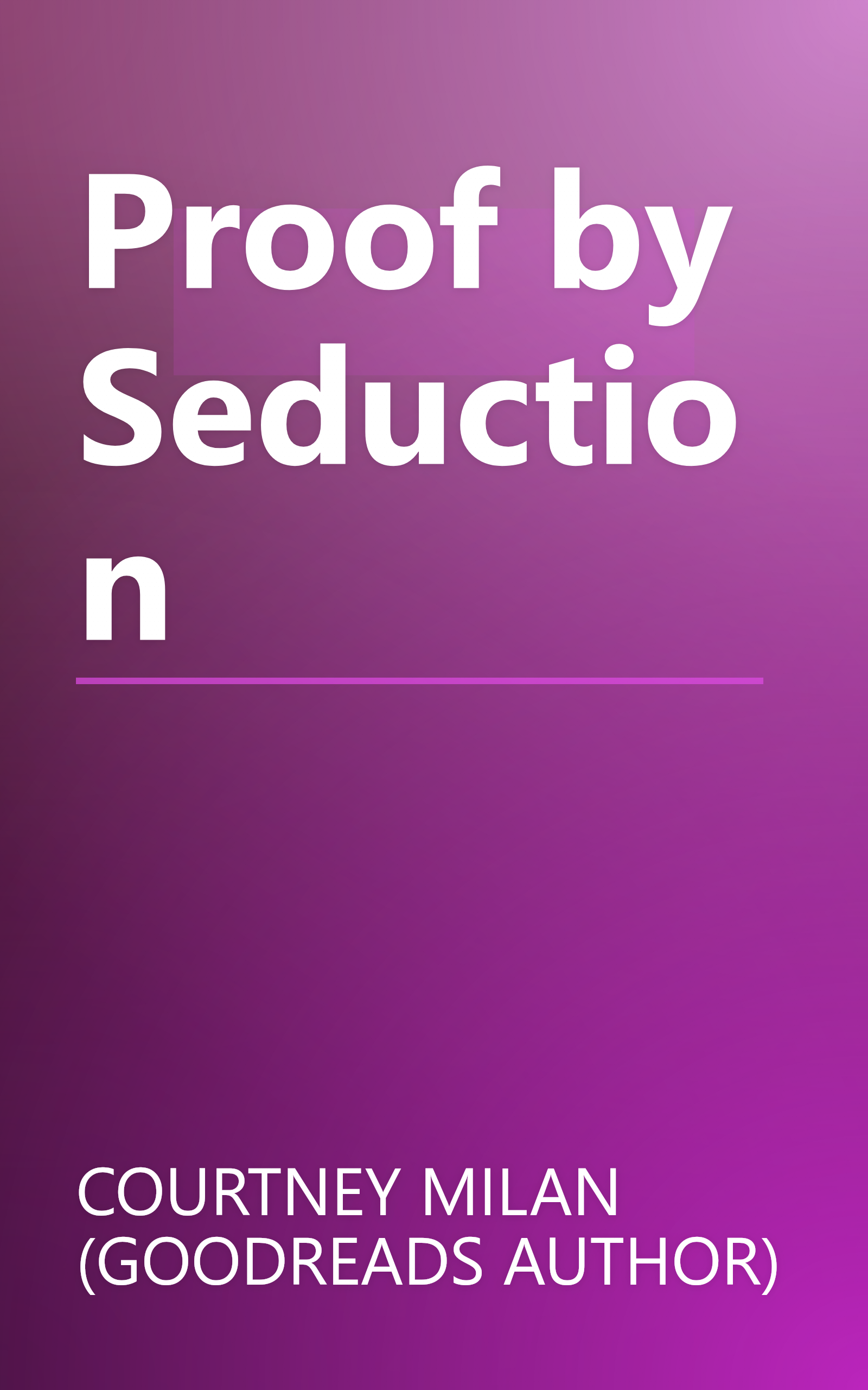 Proof by Seduction book cover