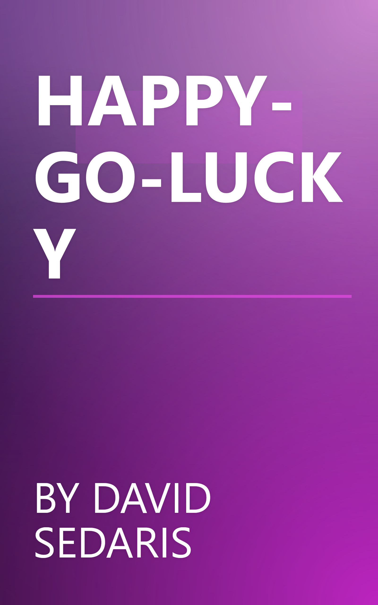 HAPPY-GO-LUCKY book cover