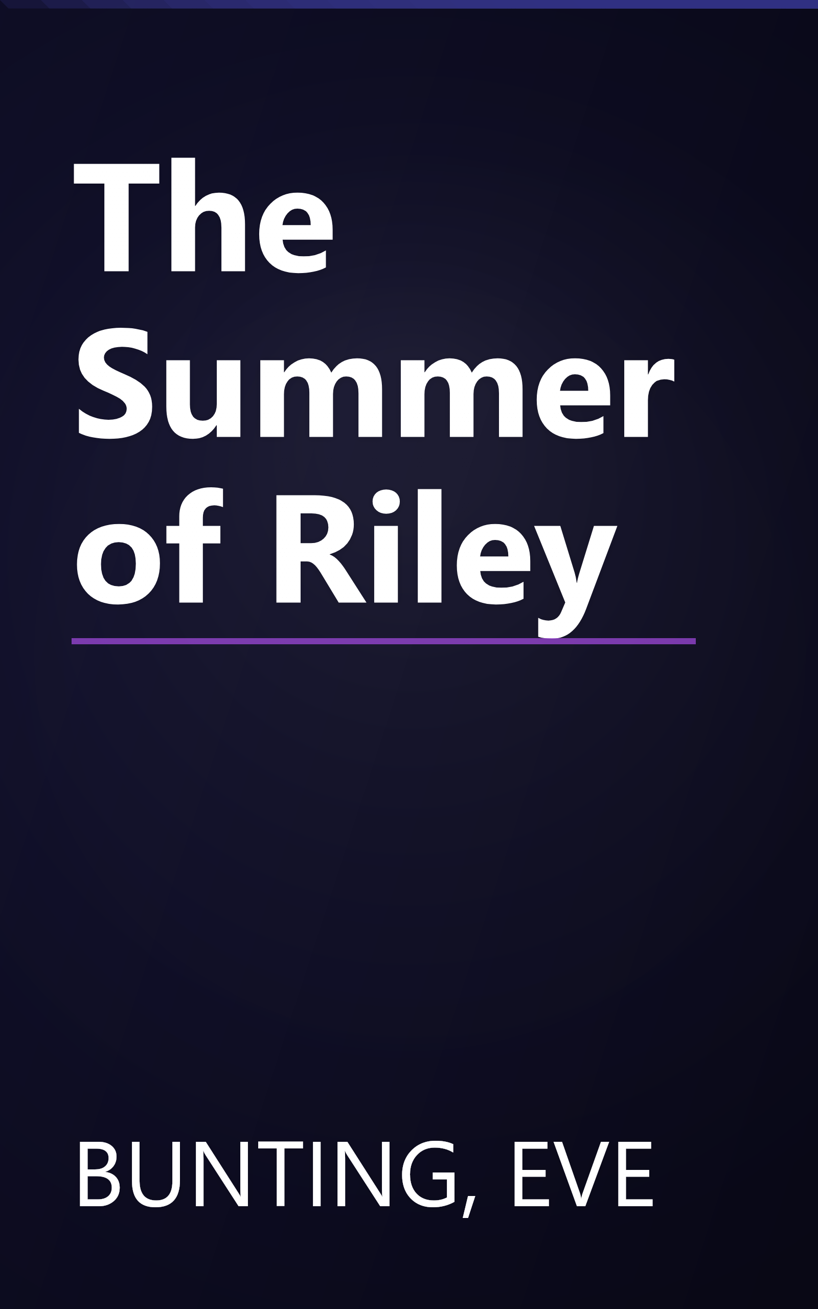 The Summer of Riley book cover
