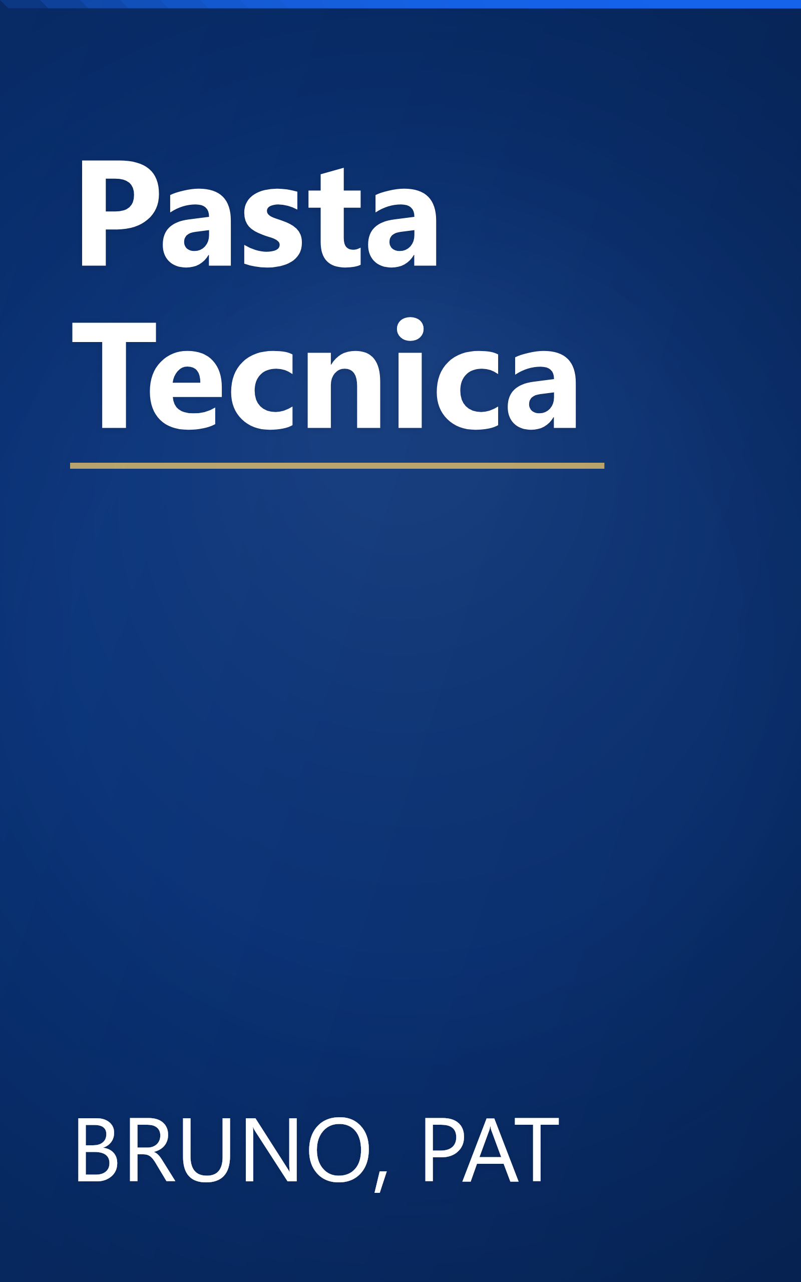 Pasta Tecnica book cover