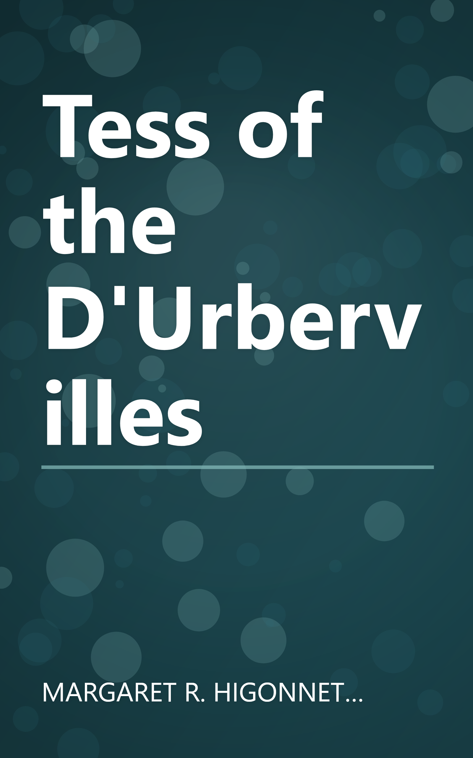 Tess of the D'Urbervilles book cover