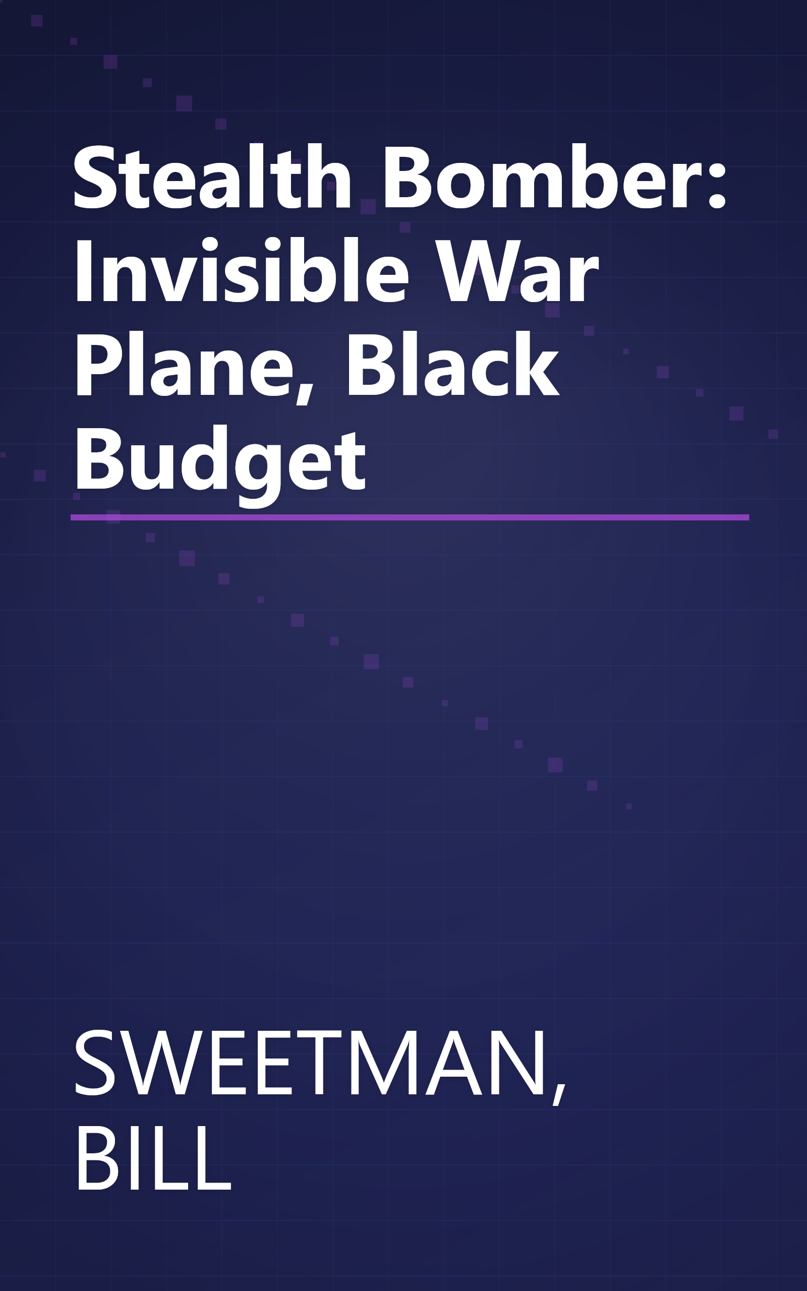 Stealth Bomber: Invisible War Plane, Black Budget book cover