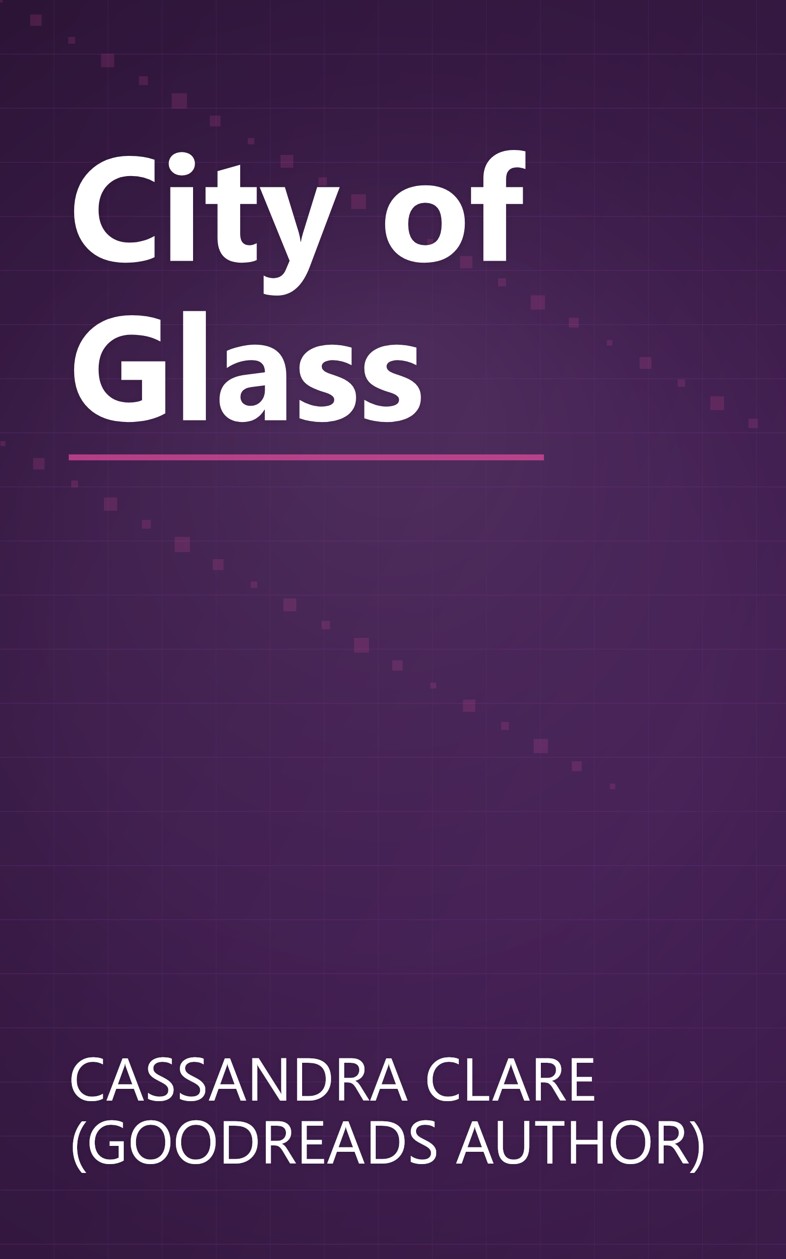 City of Glass book cover