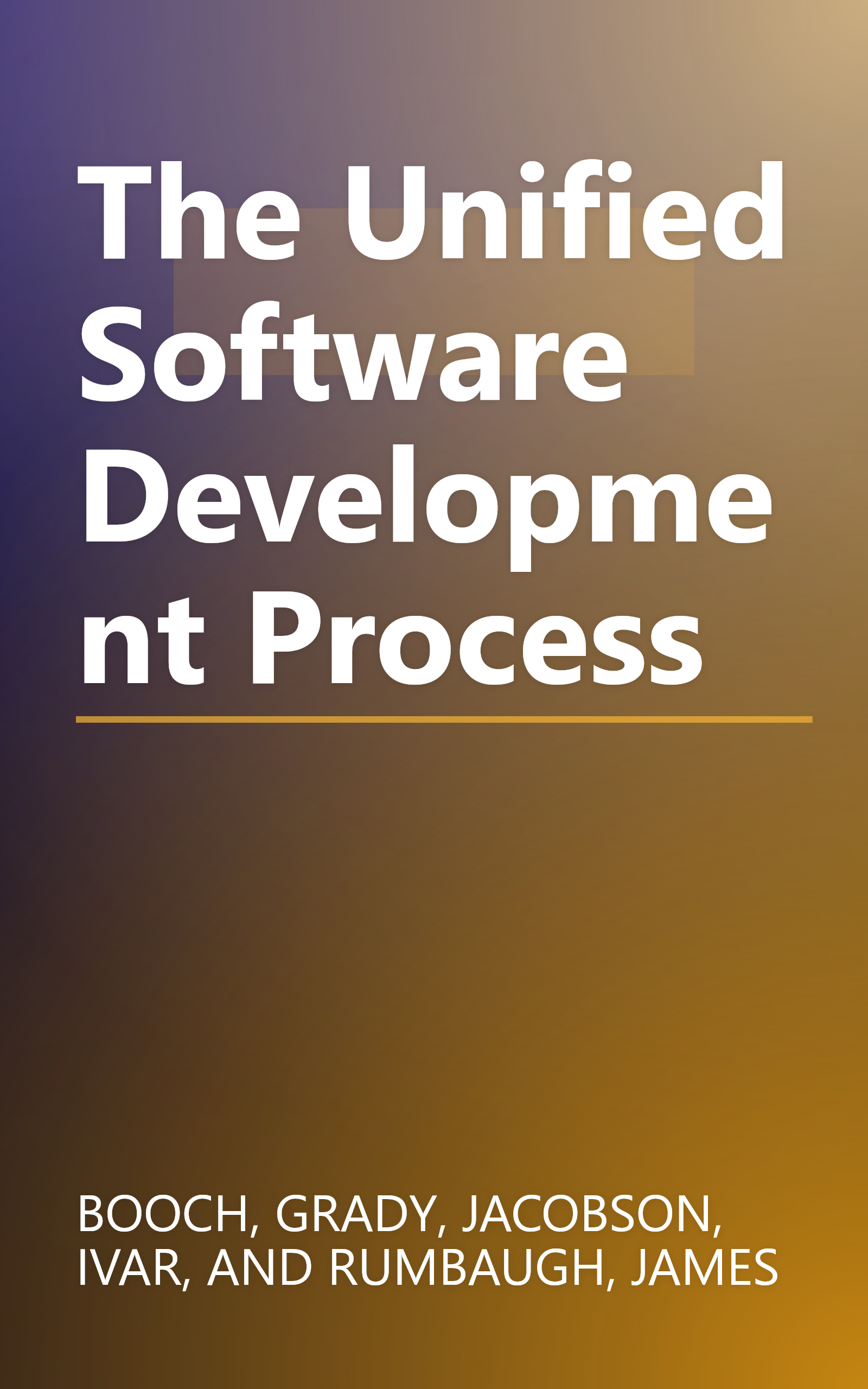 The Unified Software Development Process book cover