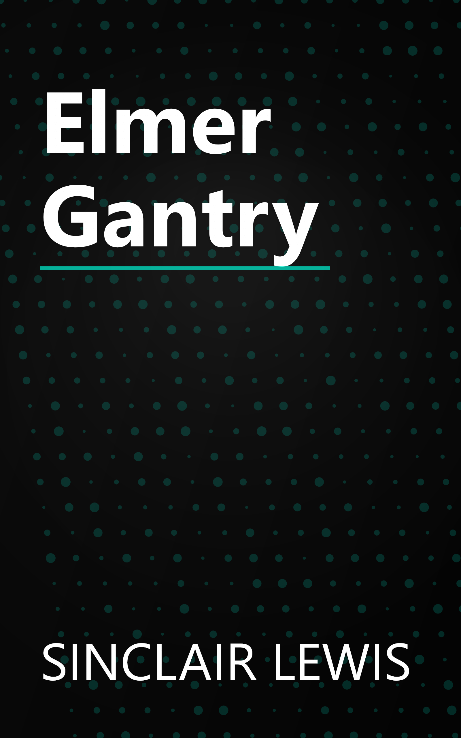 Elmer Gantry book cover