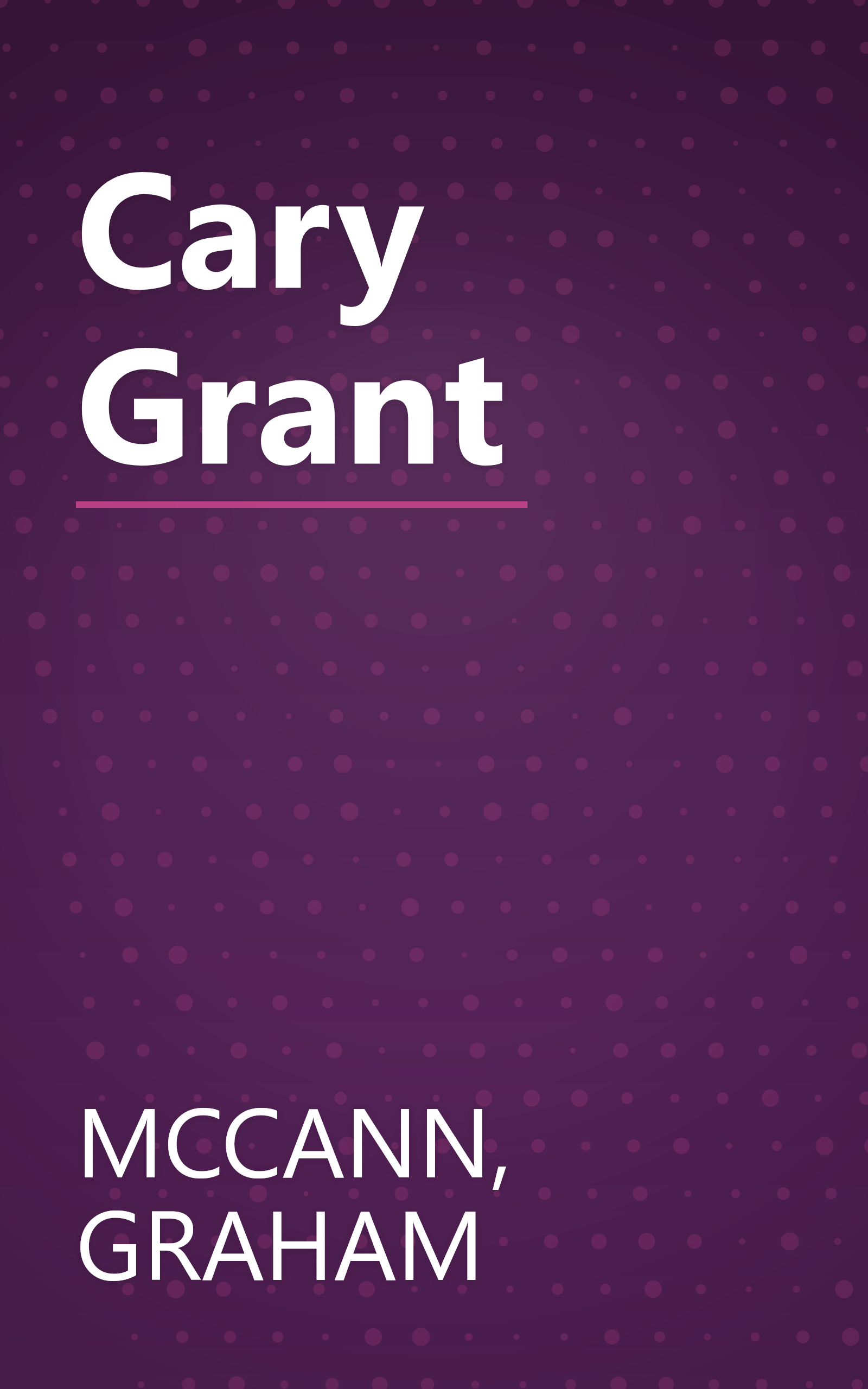 Cary Grant book cover