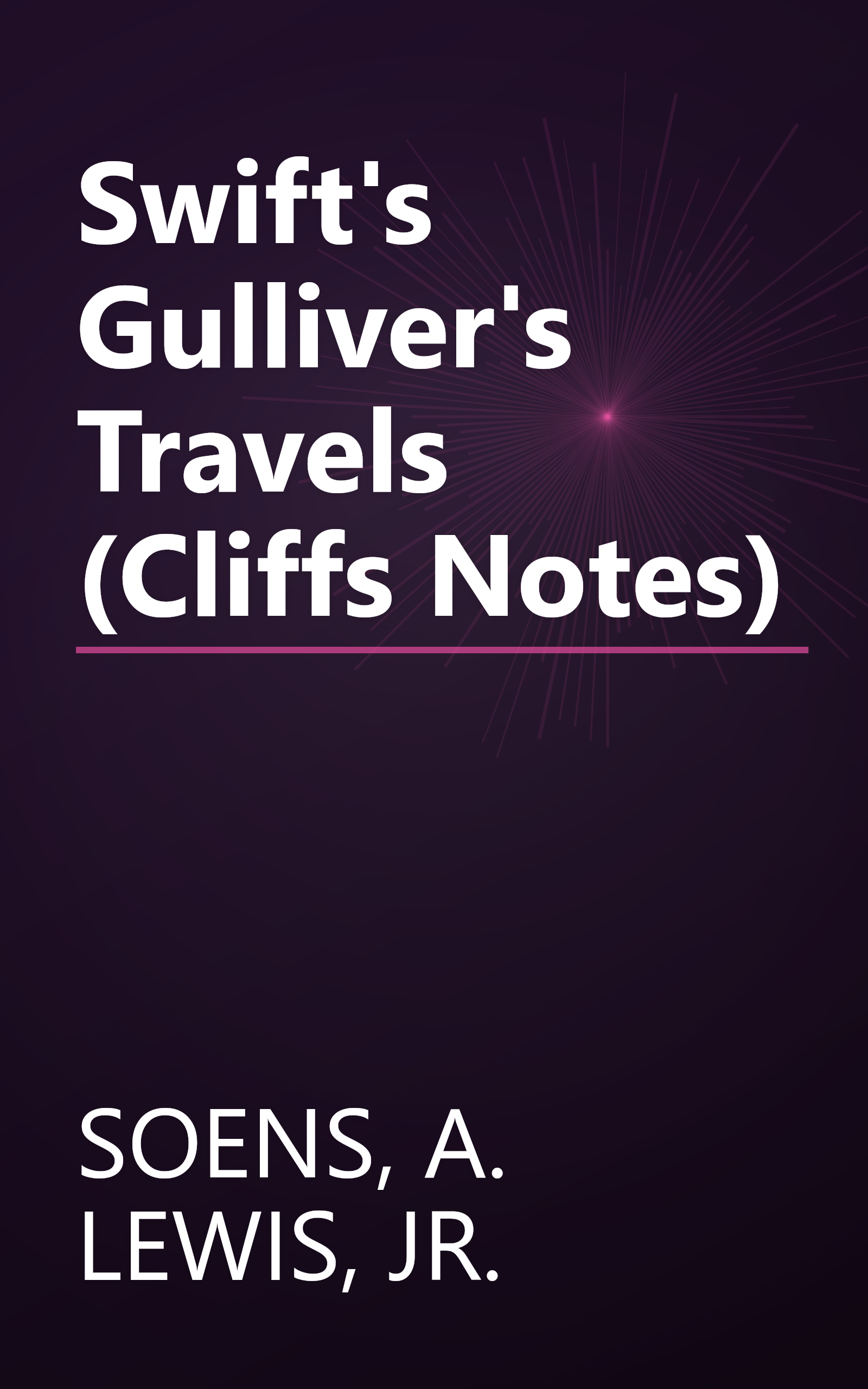 Swift's Gulliver's Travels (Cliffs Notes) book cover